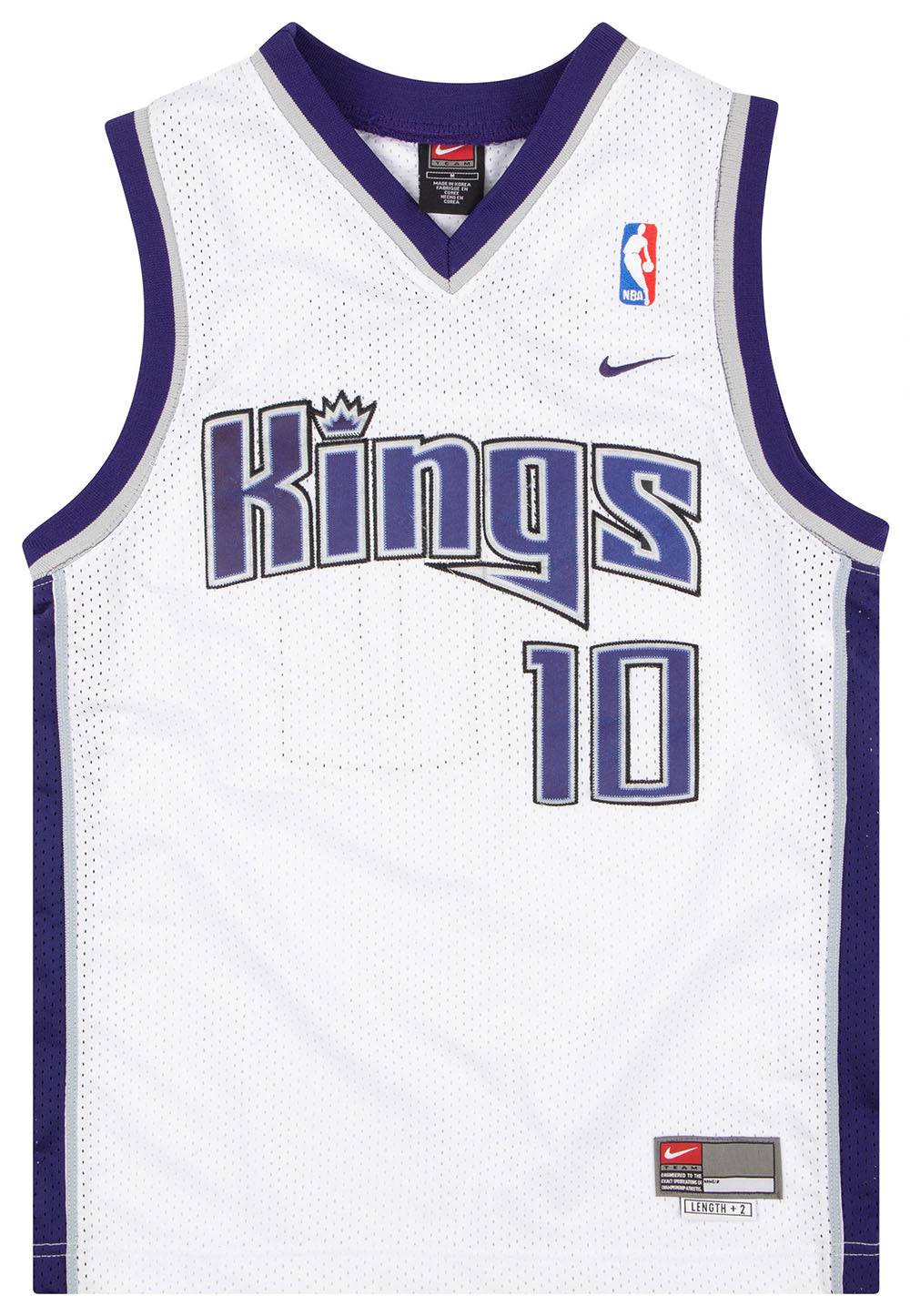 2002-04 Sacramento Kings Bibby #10 Nike Swingman Jersey (Home) Y