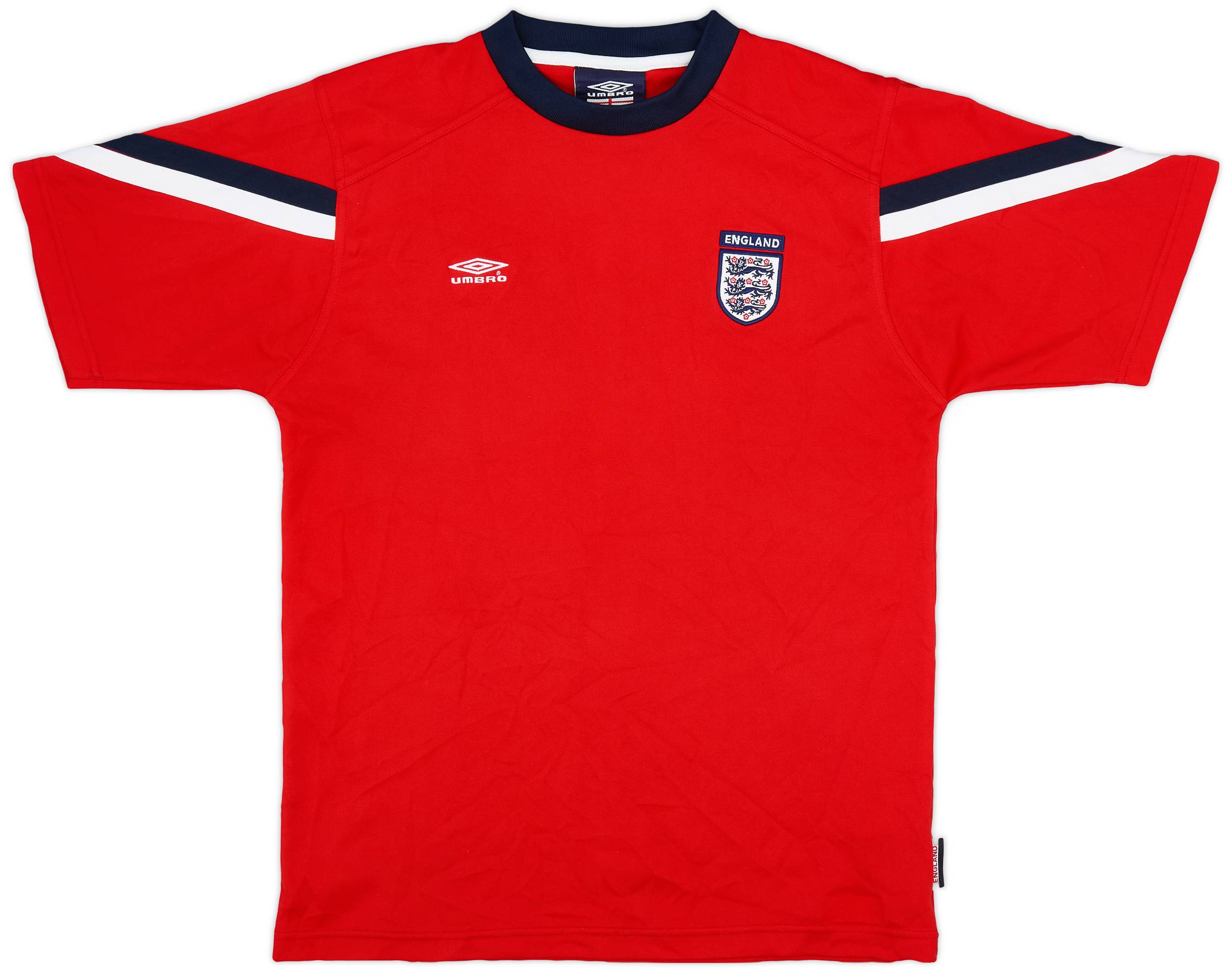 2000-02 England Umbro Training Shirt - 8/10 - (M)