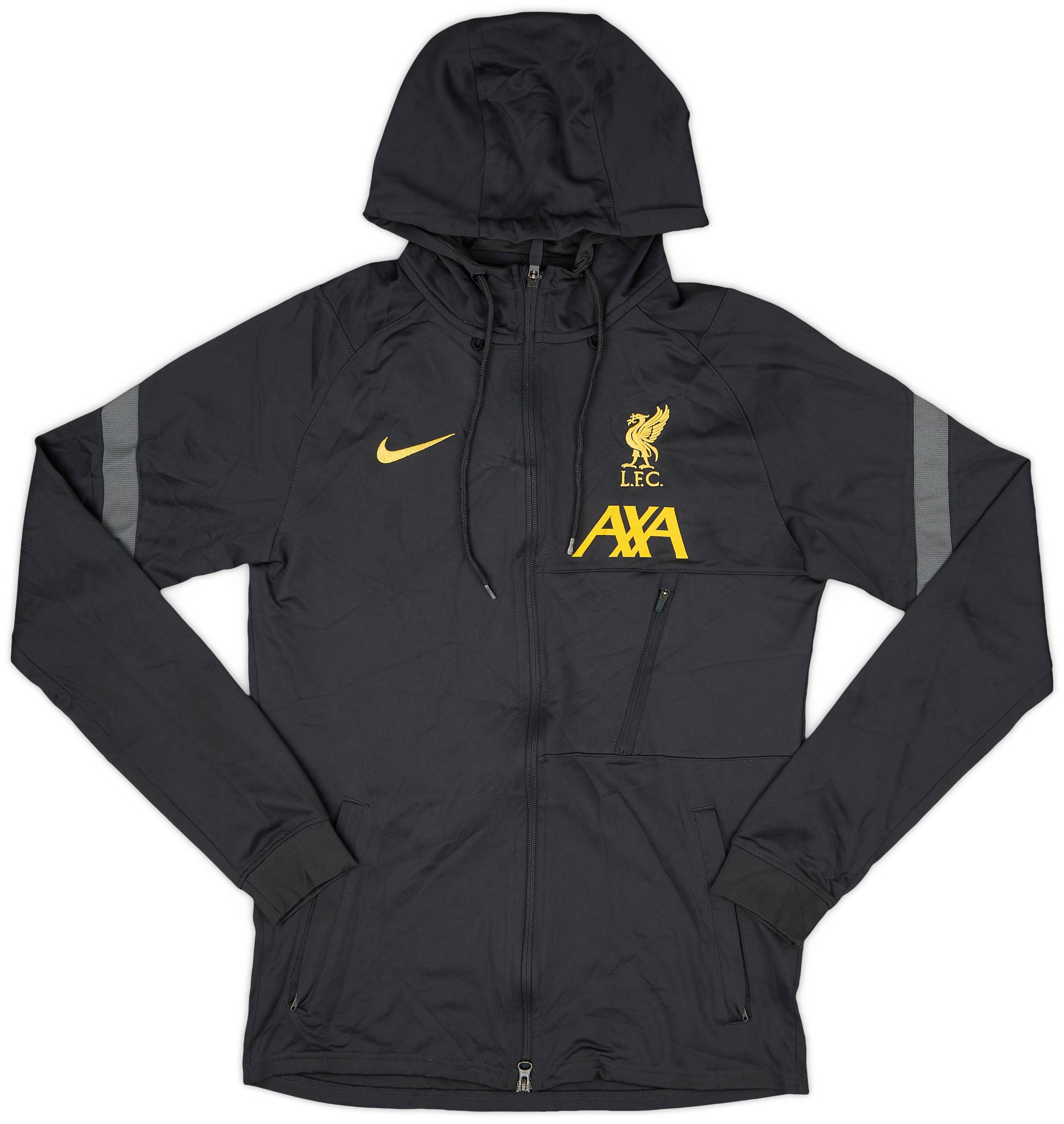 2021-22 Liverpool Nike Hooded Track Jacket - 8/10 - (S)