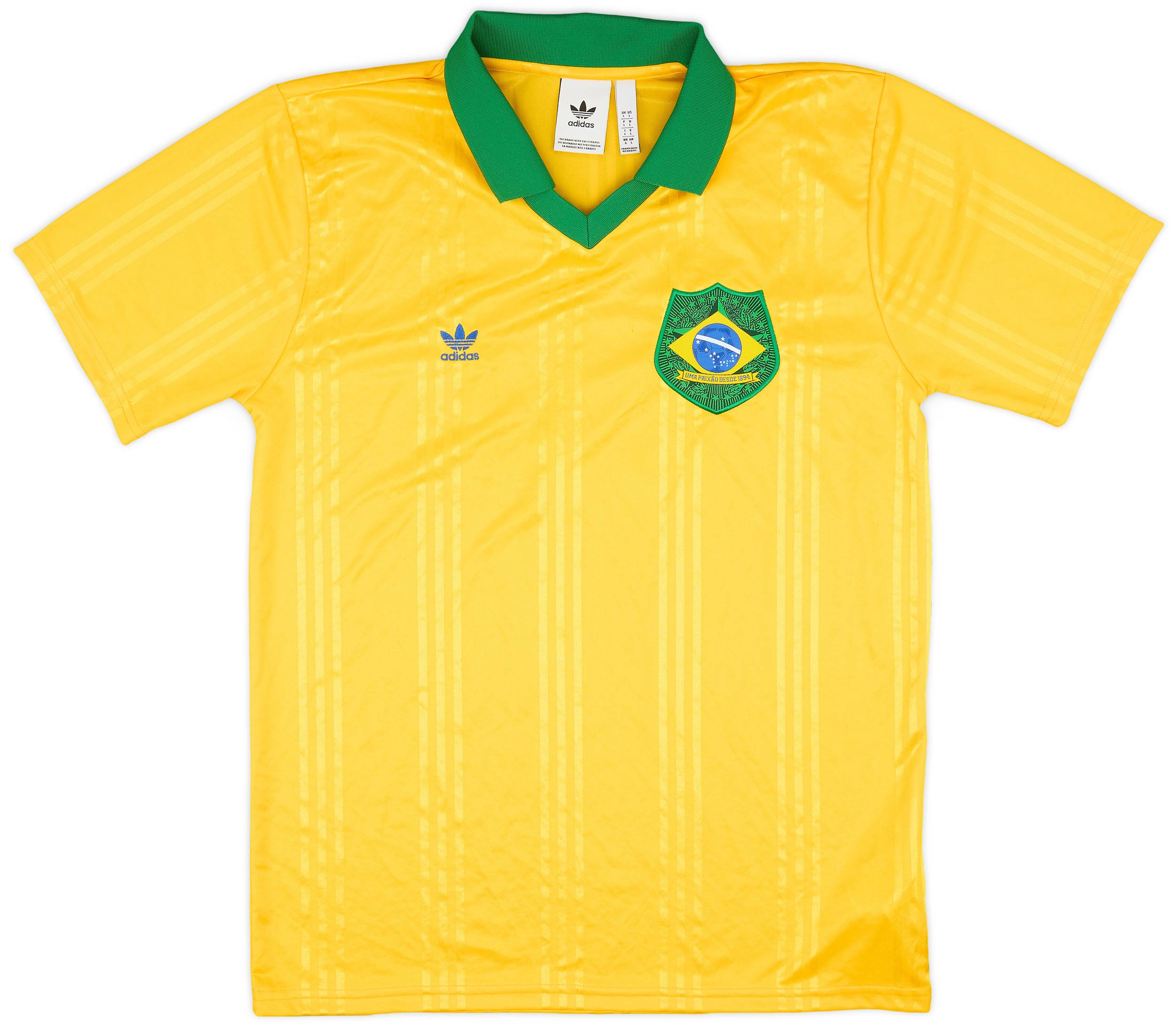 2014 Brazil adidas Retro Fan Tee #10 - 8/10 - (L)