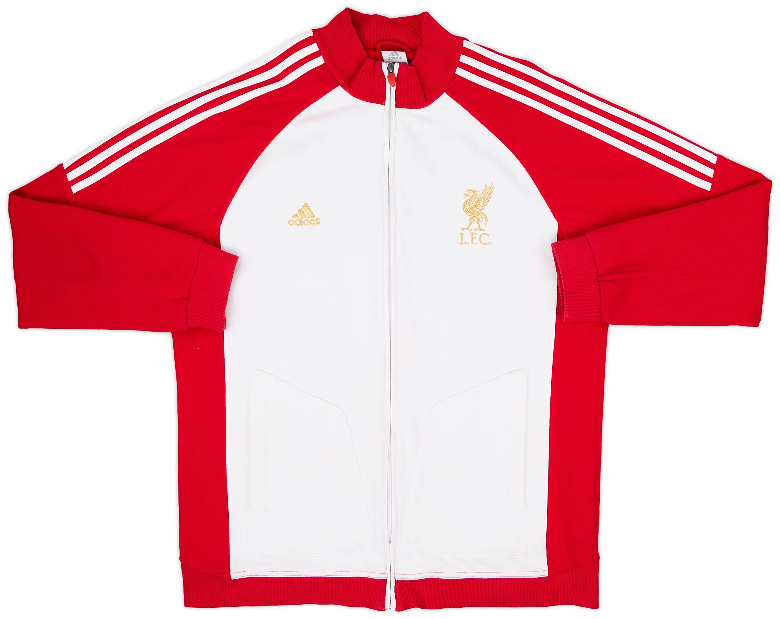 2007-08 Liverpool adidas Track Jacket - 8/10 - (XL)