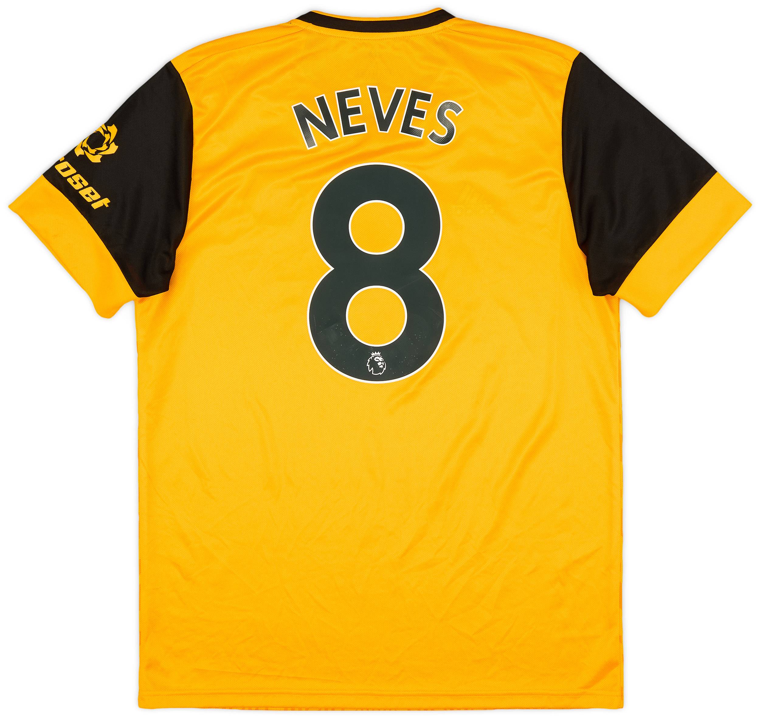 2020-21 Wolves Home Shirt Neves #8 - 8/10 - (M)