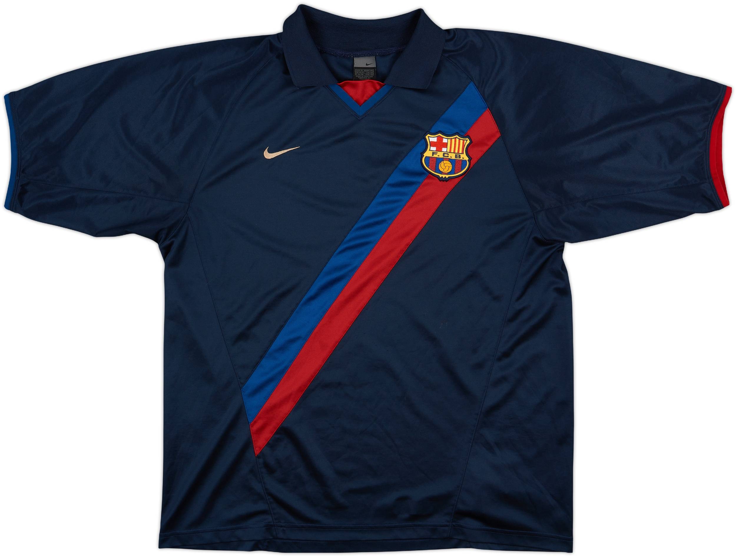 2002-03 Barcelona Basic Away Shirt - 8/10 - (XL)