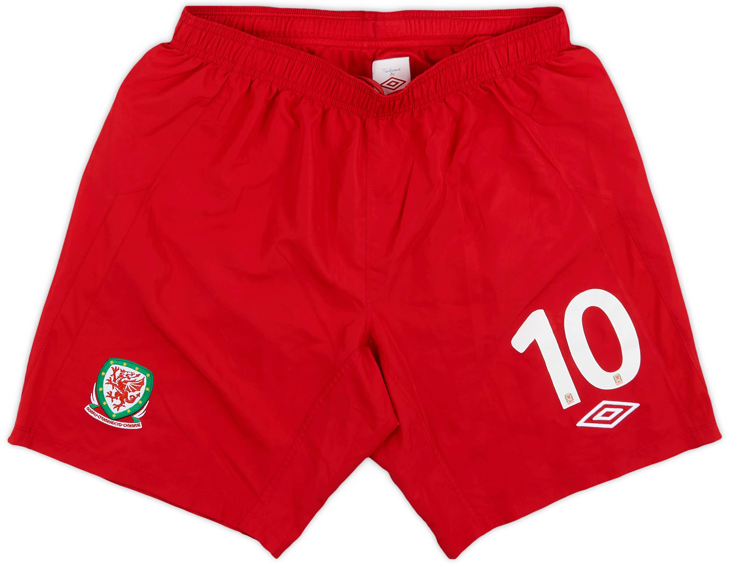 2011-12 Wales Home Shorts #10 (Ramsey) - 6/10 - (L)