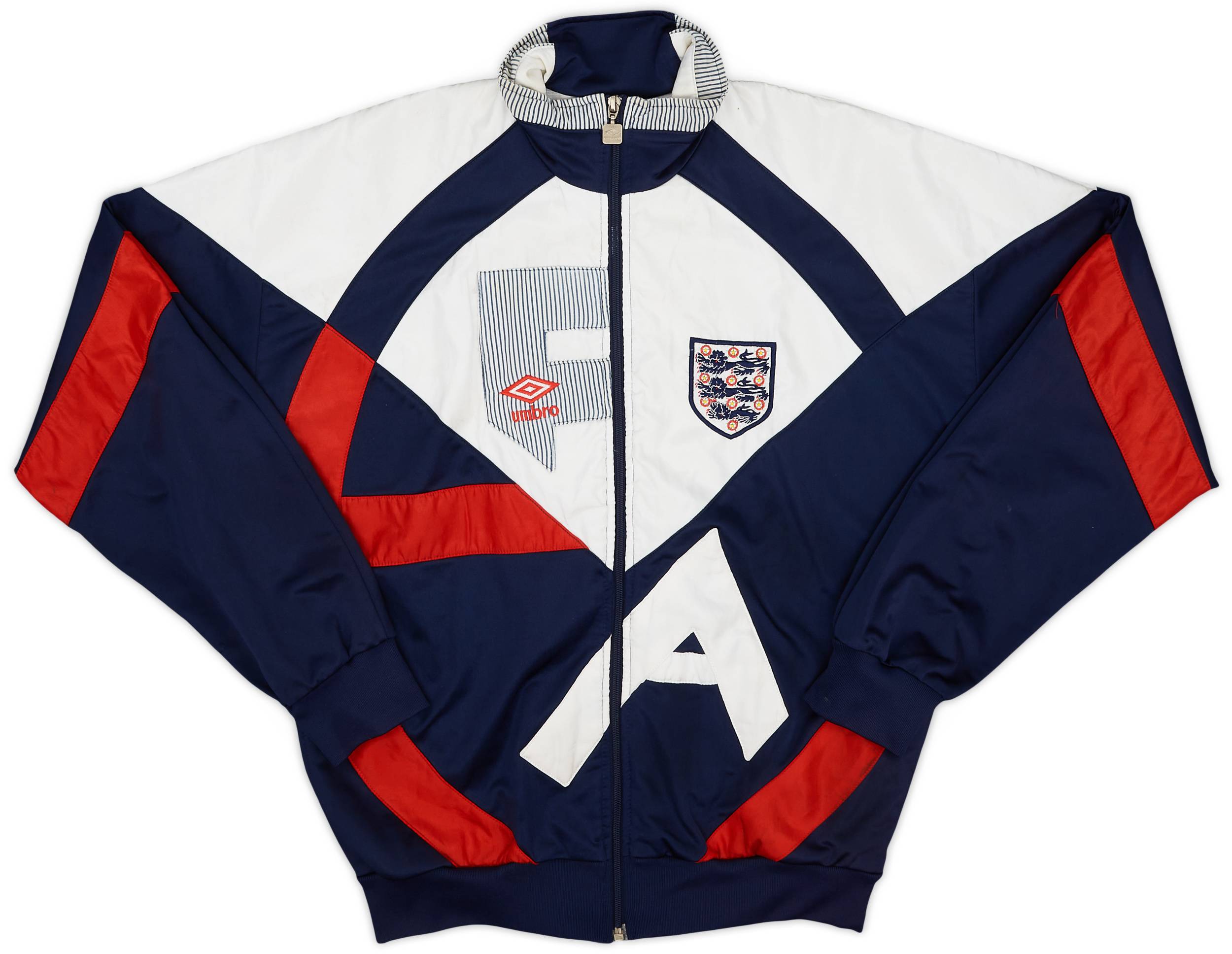 1990-92 England Umbro Track Jacket - 5/10 - (S)