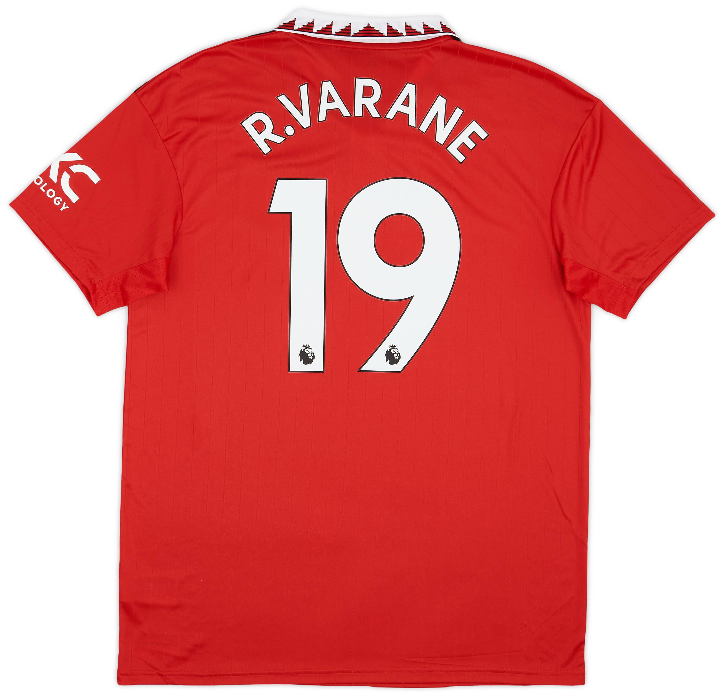 2022-23 Manchester United Home Shirt R.Varane #19 - 10/10 - (L)