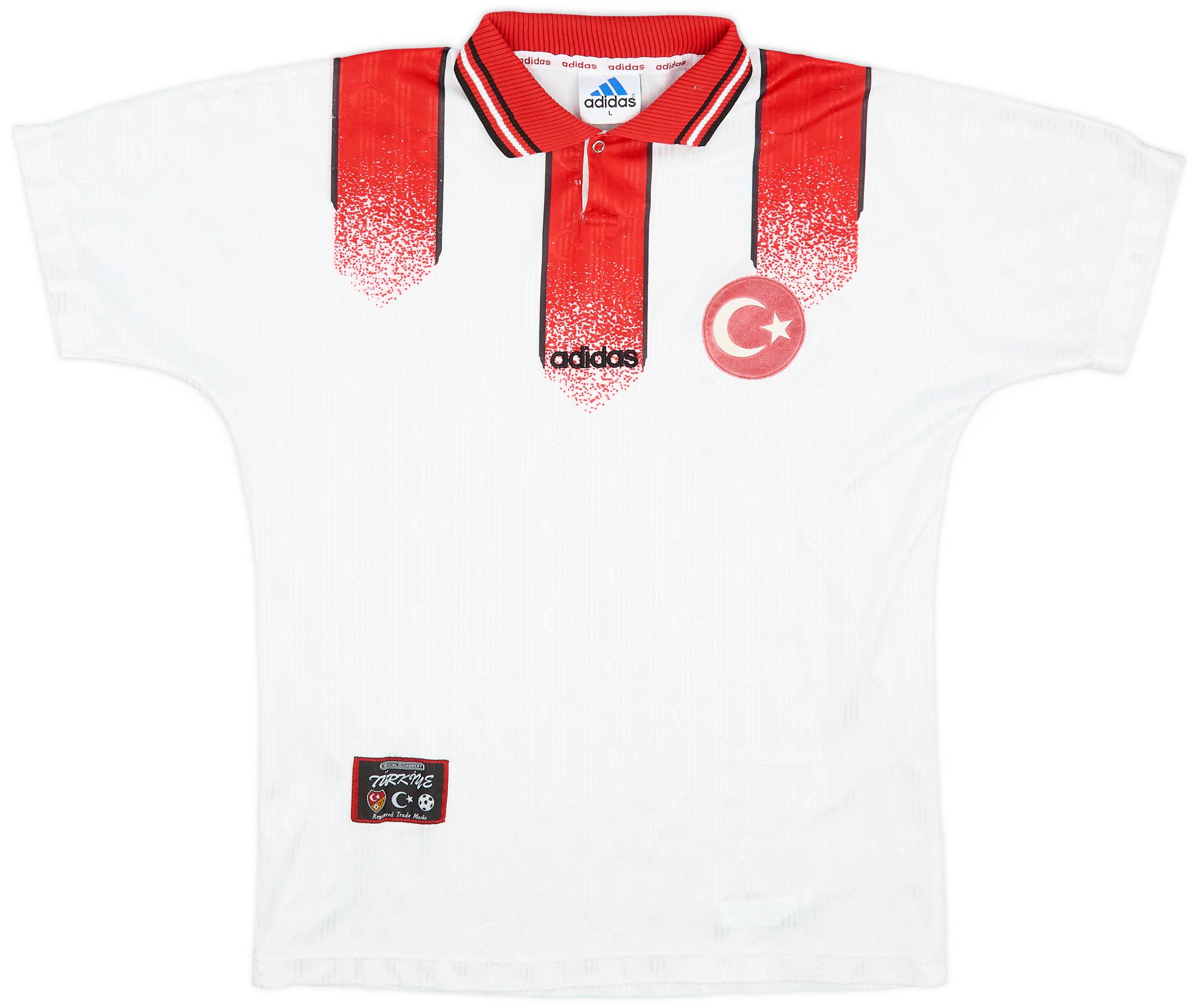 1996-98 Turkey Away Shirt - 7/10 - (L)