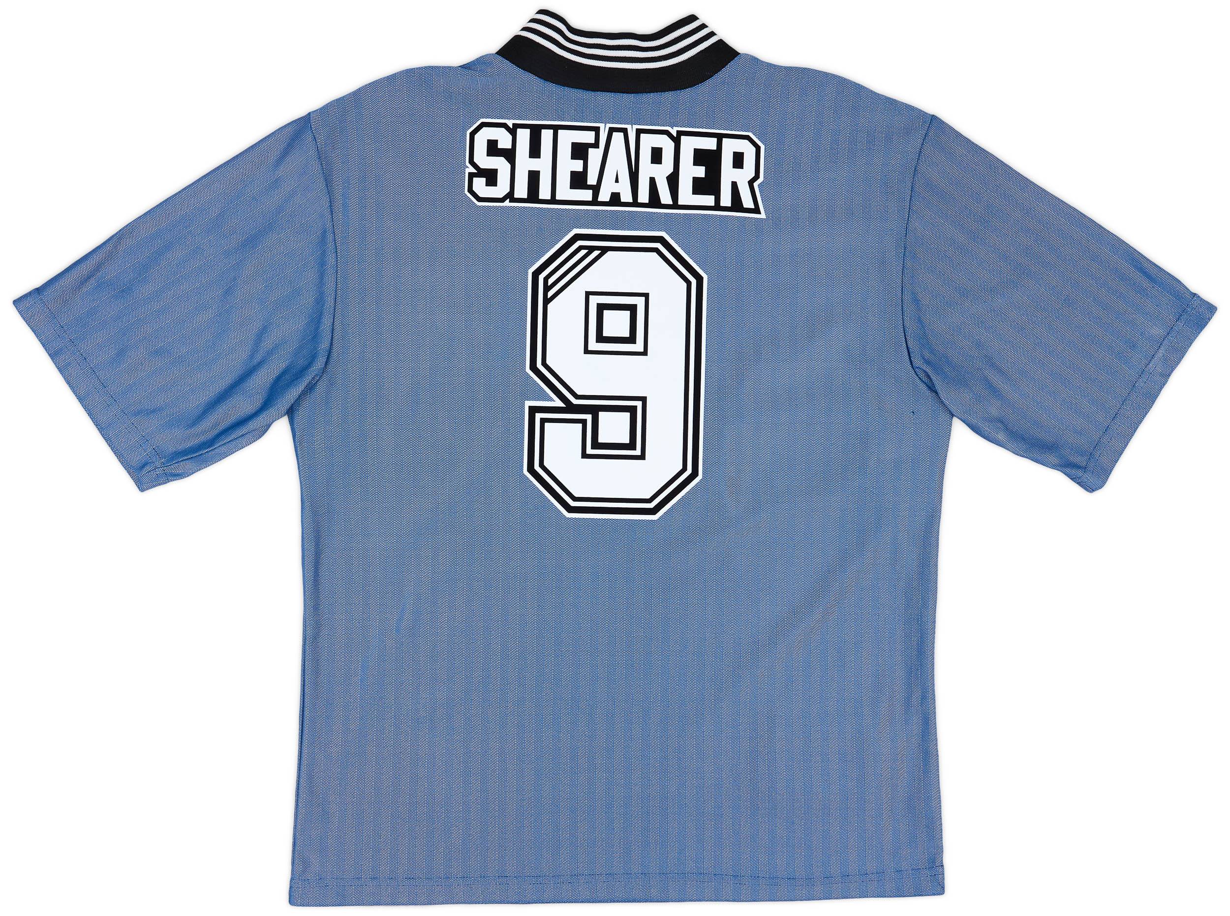 1996-97 Newcastle Away Shirt Shearer #9 - 7/10 - (L)
