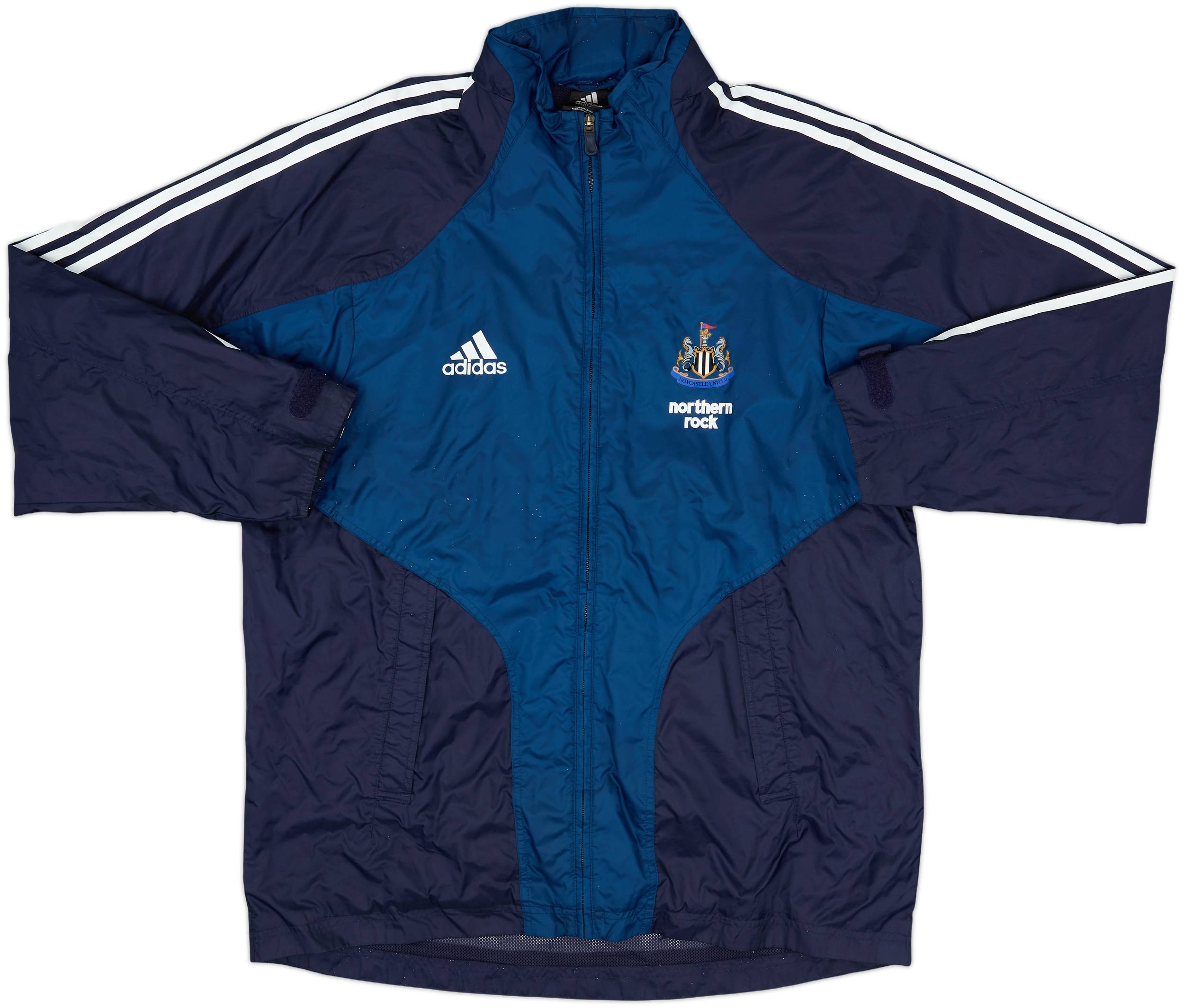 2004-05 Newcastle United adidas Hooded Rain Jacket - 7/10 - (M)