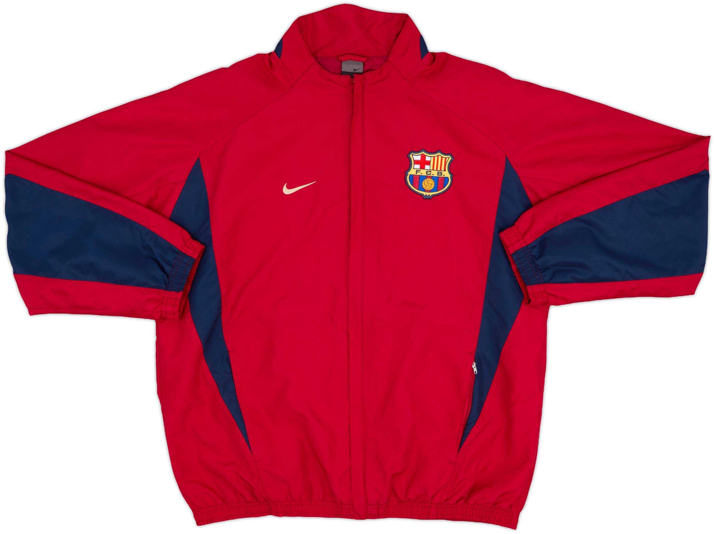 2002-03 Barcelona Nike Track Jacket - 9/10 - (L)