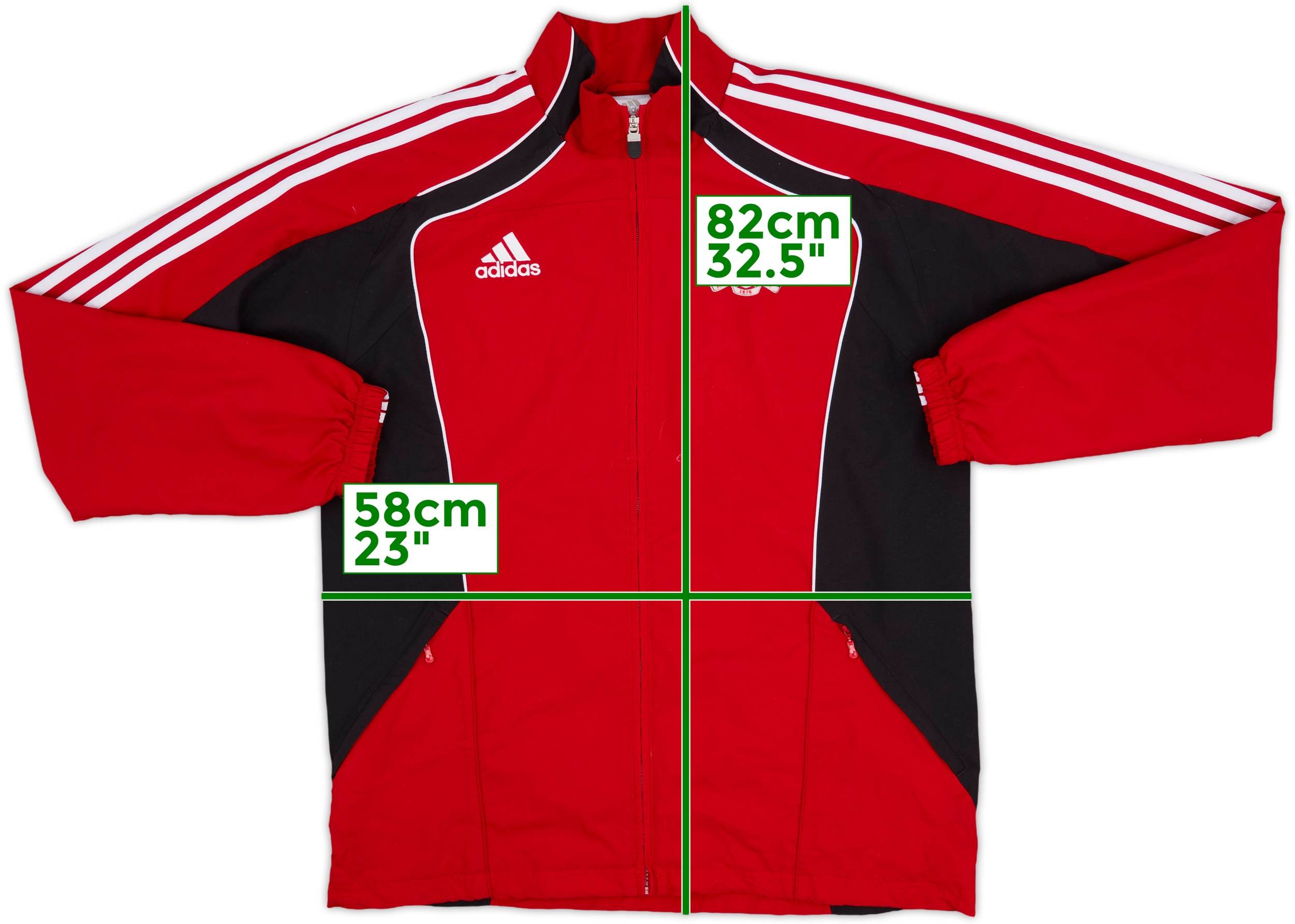 2010-11 Middlesbrough adidas Track Jacket - 8/10 - (L)
