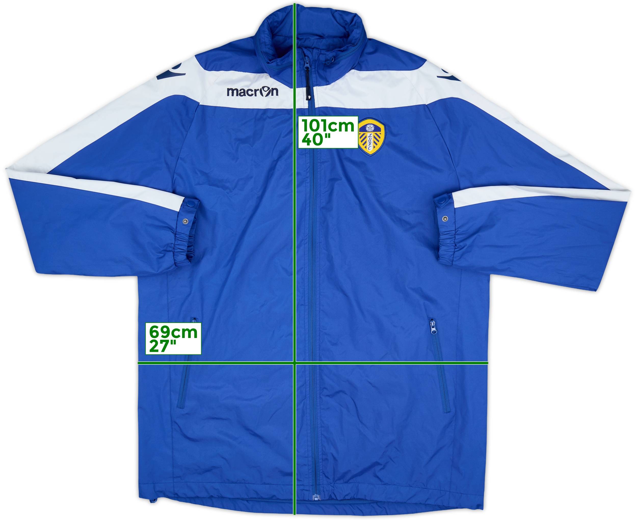 2009-10 Leeds United Macron Rain Jacket - 10/10 - (3XL)