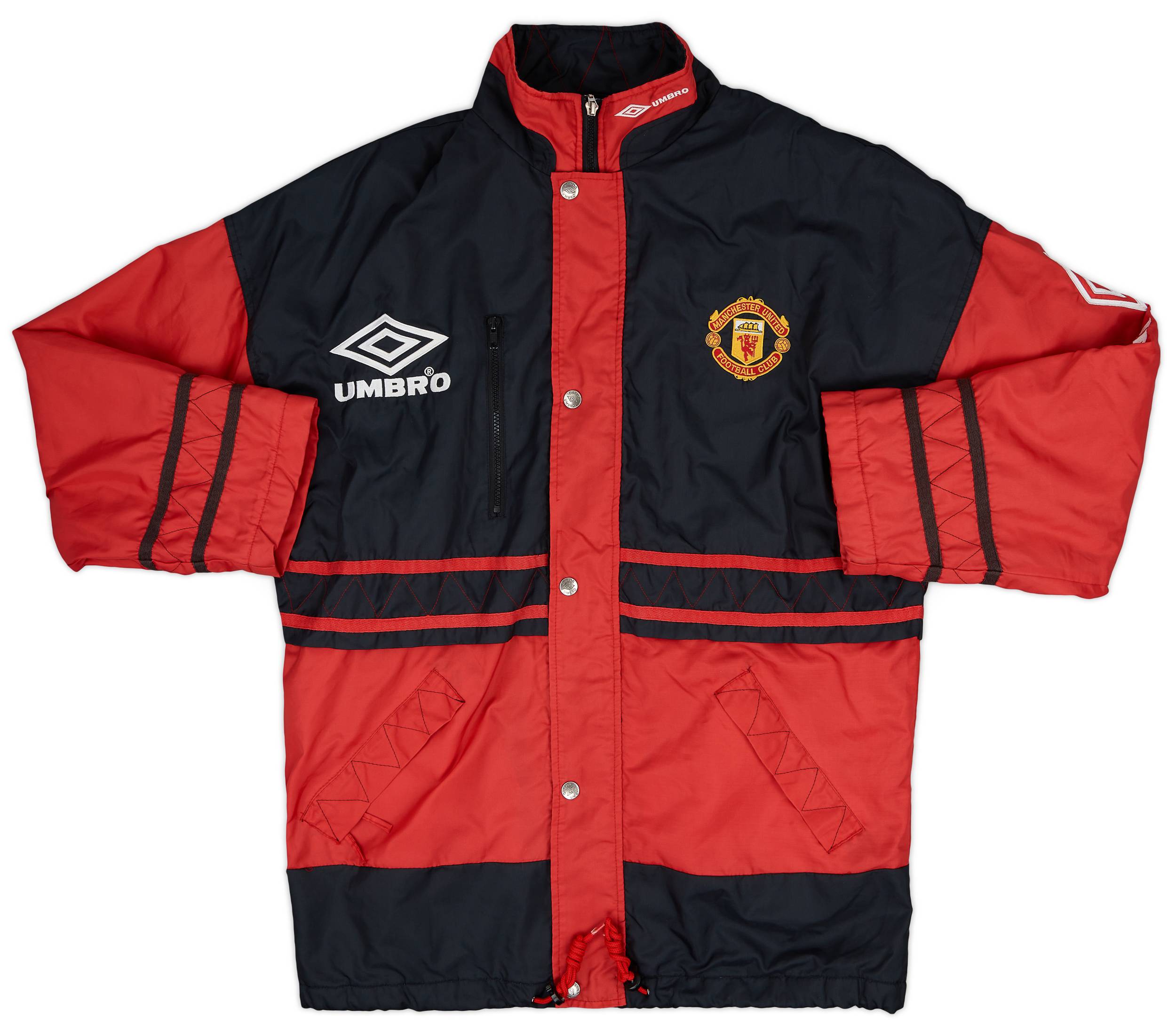 1996-97 Manchester United Umbro Bench Coat - 10/10 - (M)