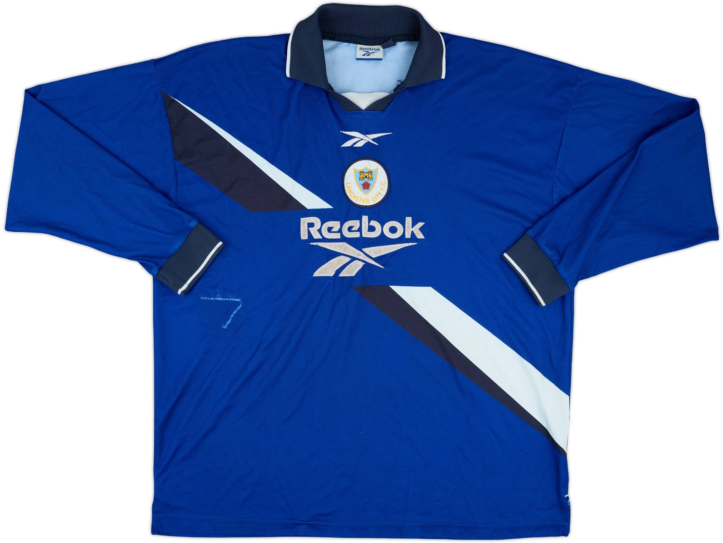 1999-01 Lancaster City Match Issue Home L/S Shirt #10