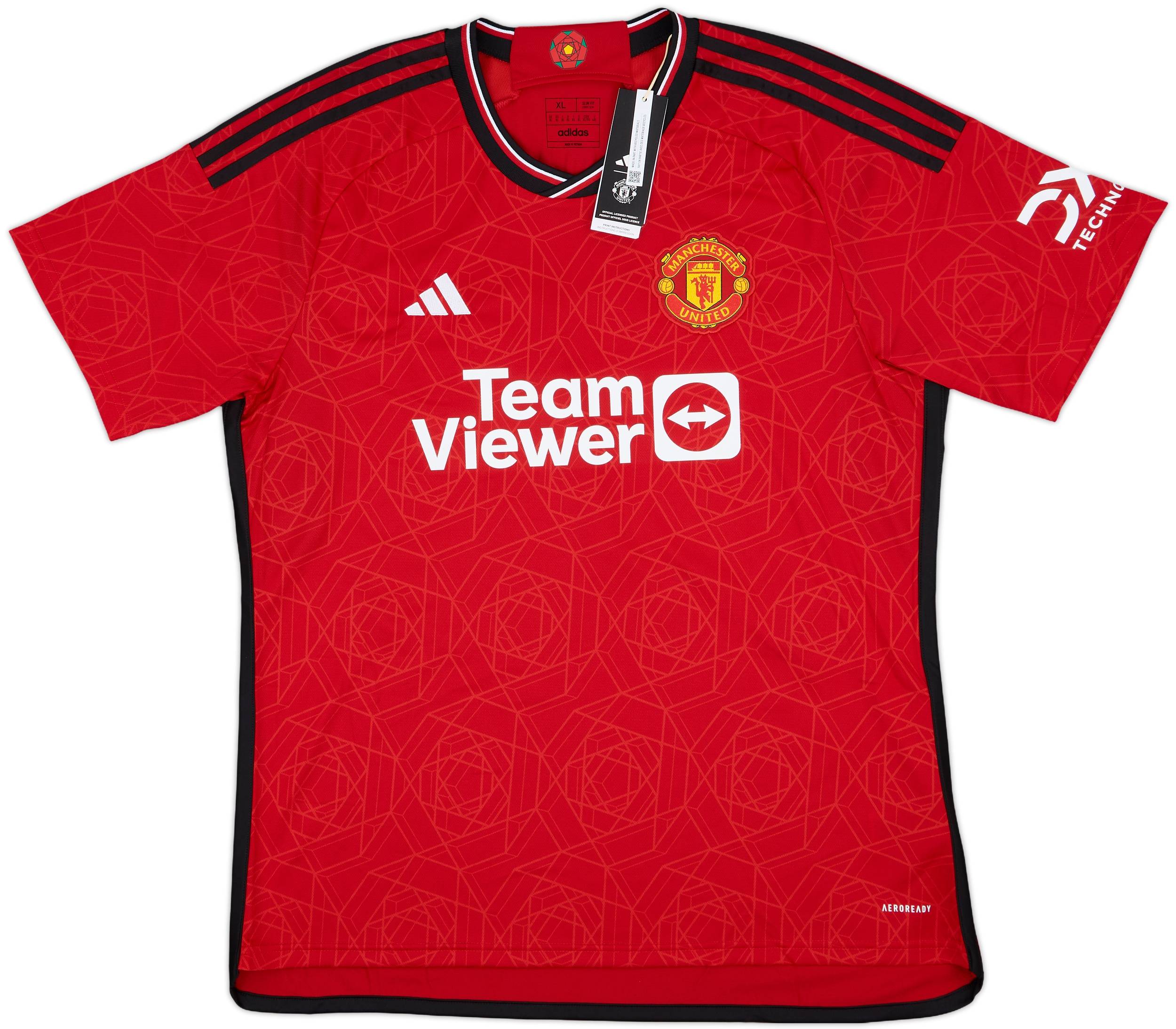2023-24 Manchester United Home Shirt Toone #7 (XL)