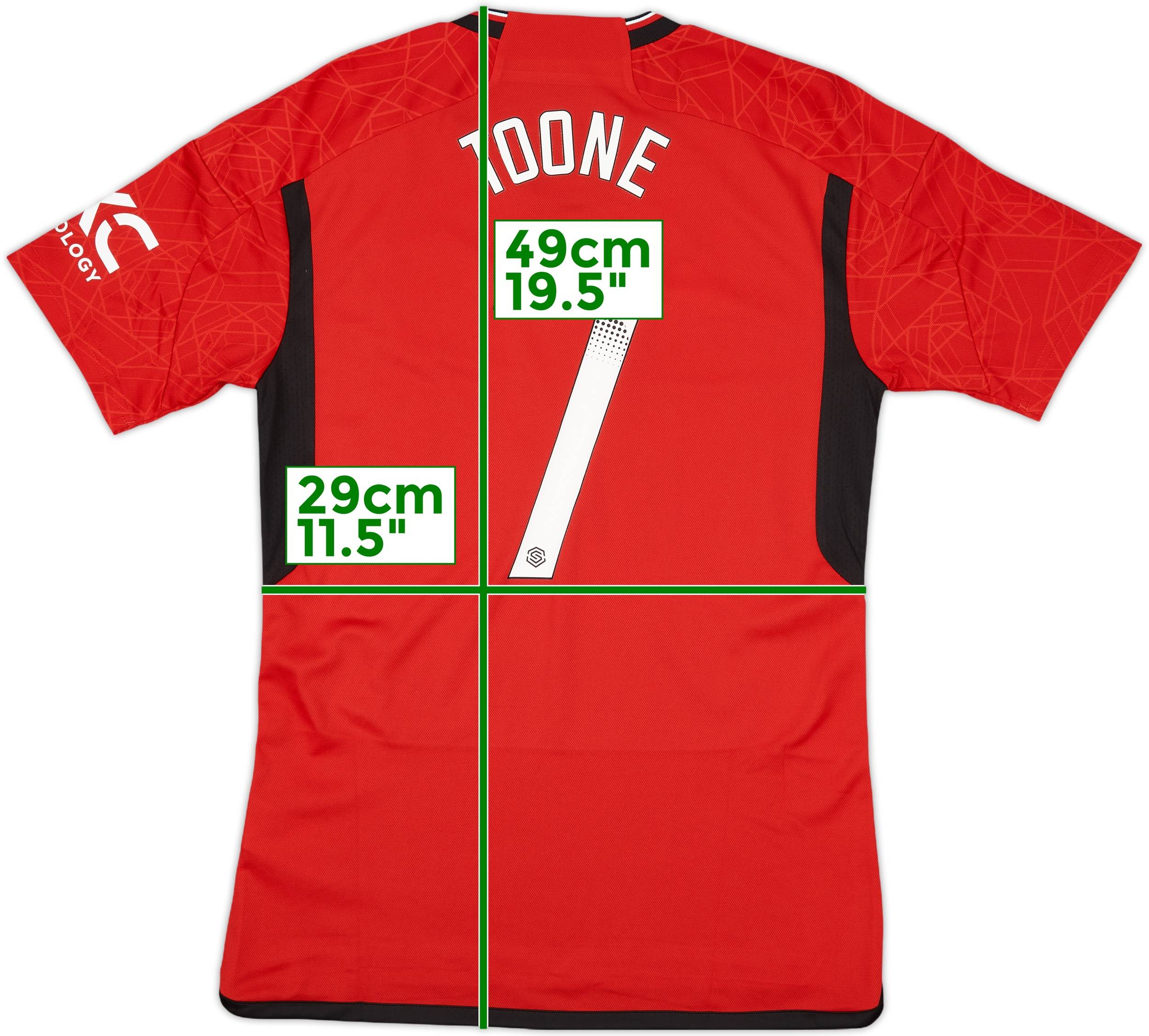2023-24 Manchester United Home Shirt Toone #7 (S)