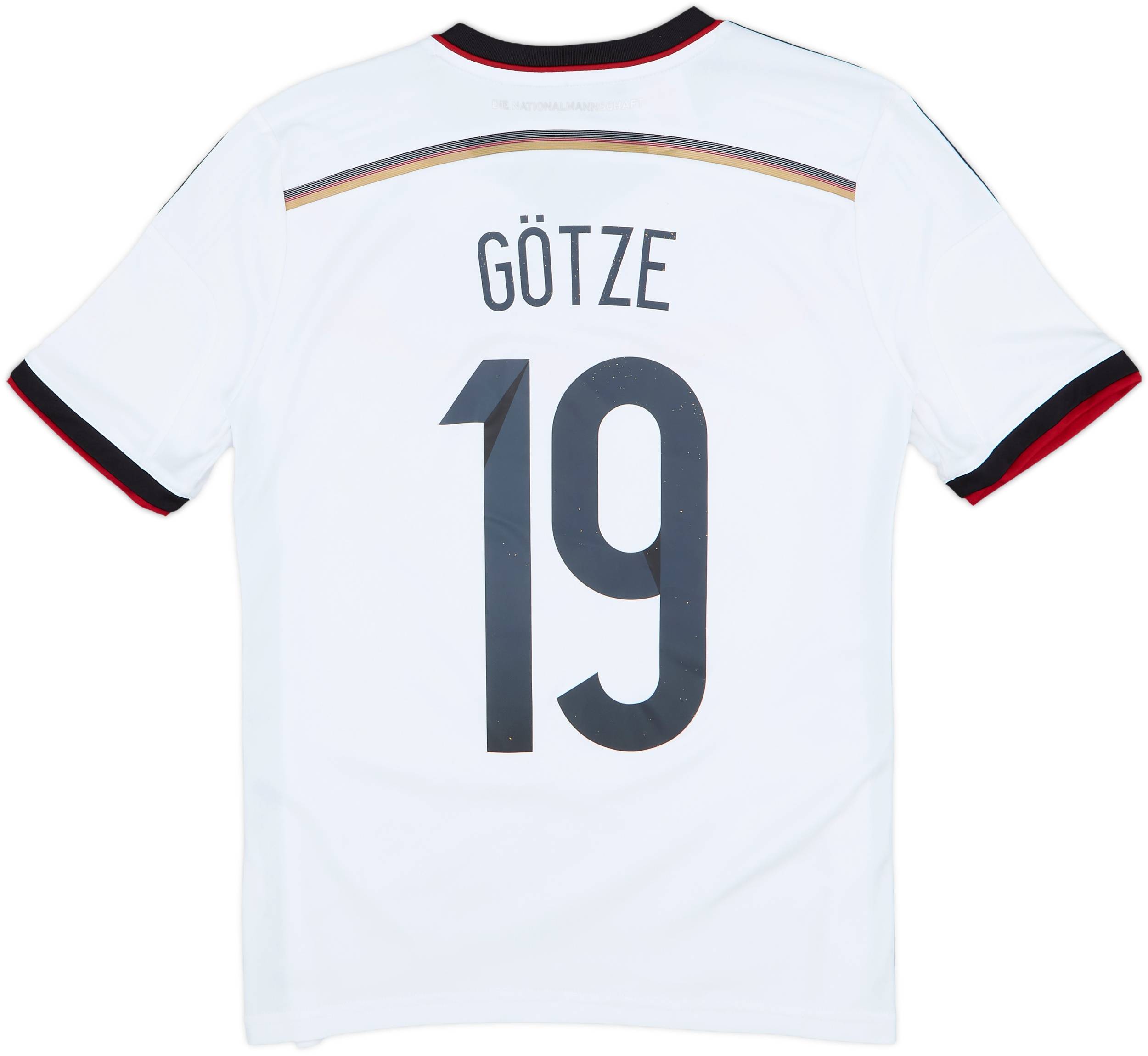 2014-15 Germany Home Shirt Gotze #19 - 4/10 - (L.Boys)