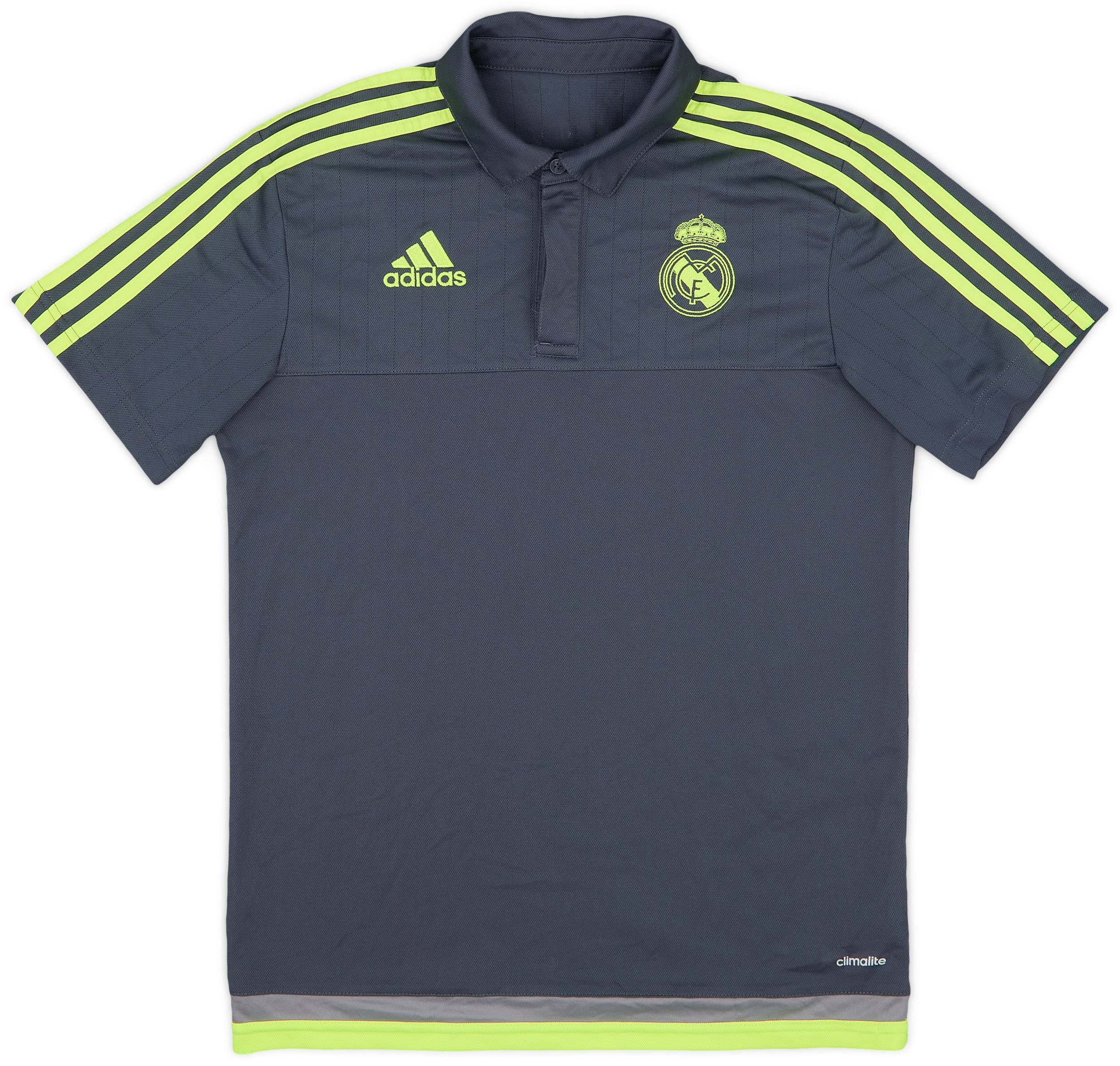 2015-16 Real Madrid adidas Polo Shirt - 9/10 - (S)