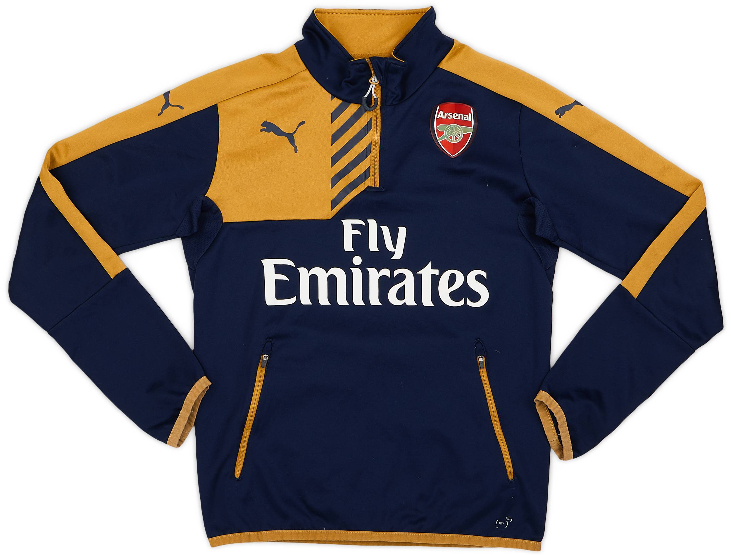 2015-16 Arsenal Puma 1/4 Zip Drill Top - 7/10 - (S)