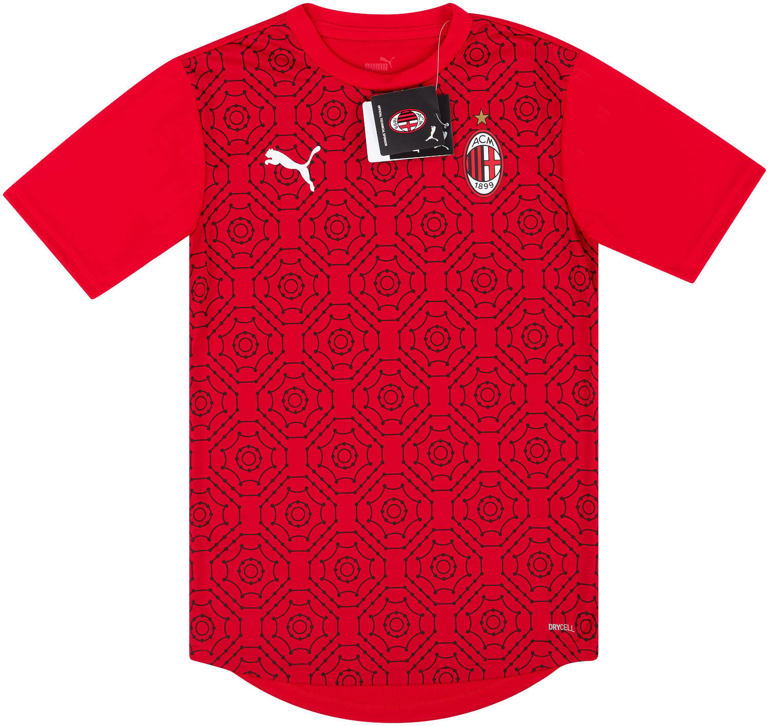 2020-21 AC Milan Puma Stadium Training Shirt