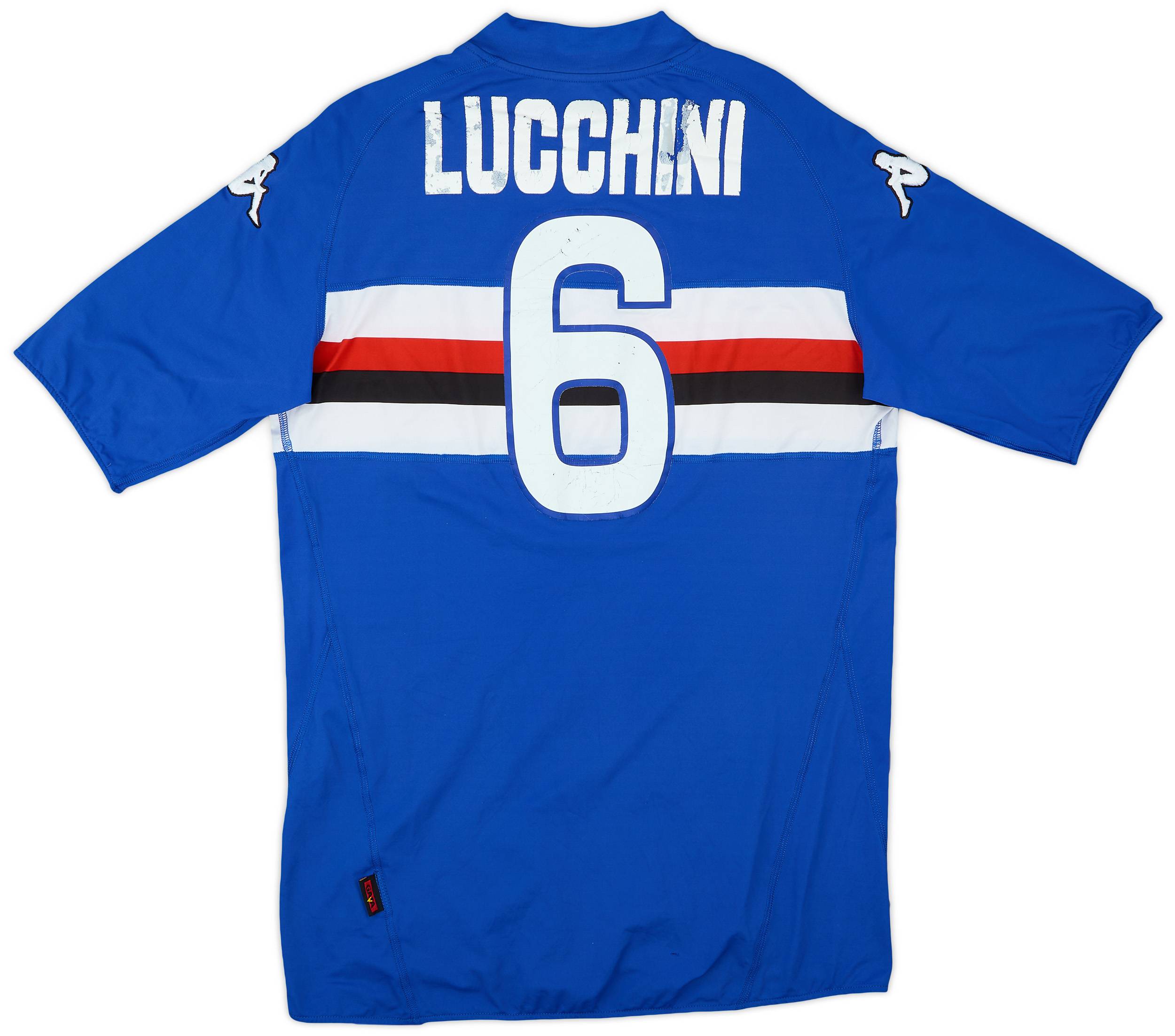 2009-10 Sampdoria Home Shirt Lucchini #6 - 4/10 - (XL)