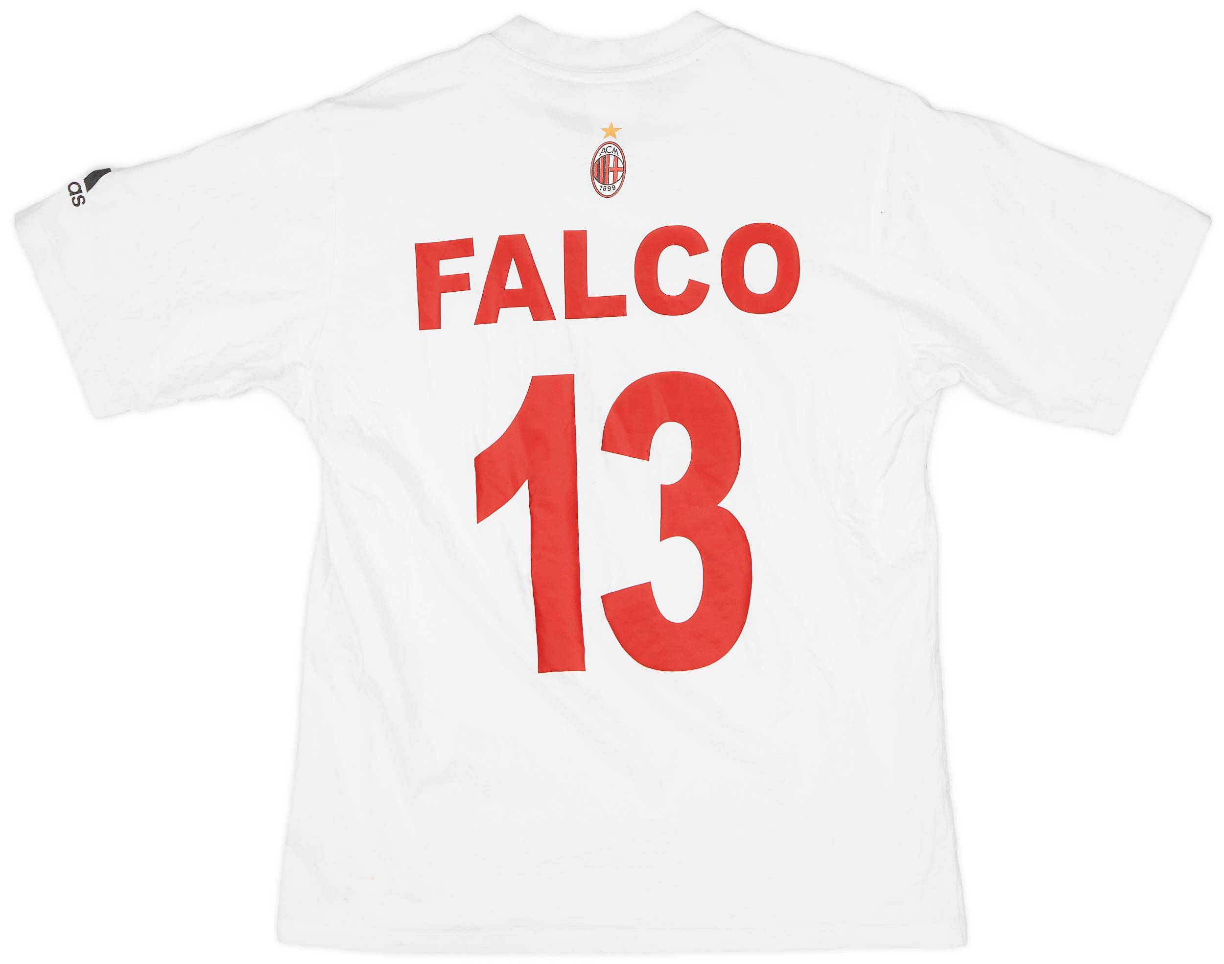 2000s AC Milan Graphic Tee Falco #13 - 7/10 - (S)