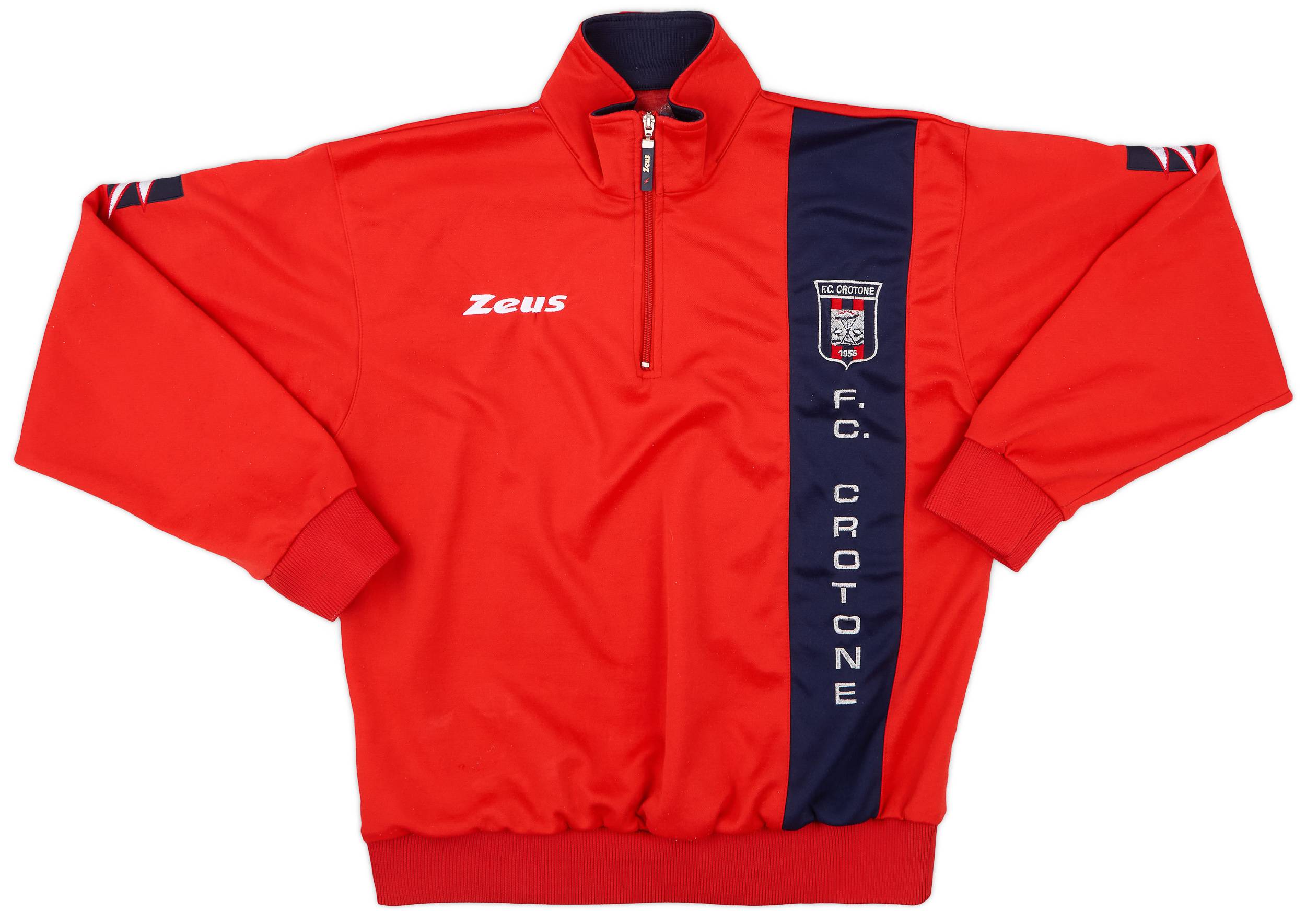 2006-07 Crotone Zeus 1/4 Zip Sweat Top - 9/10 - (L)