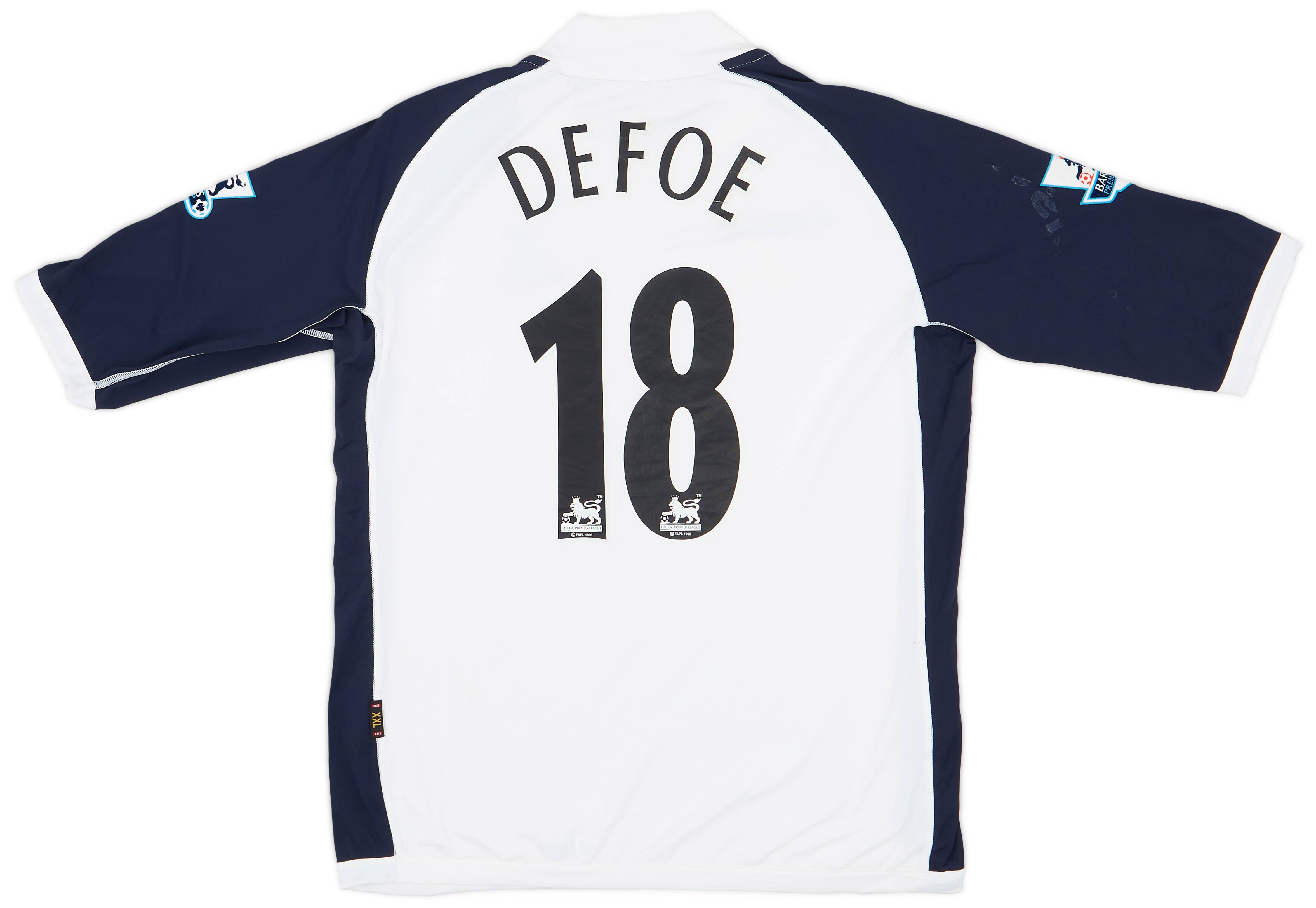 2005-06 Tottenham Home Shirt Defoe #18 - 5/10 - (XXL)
