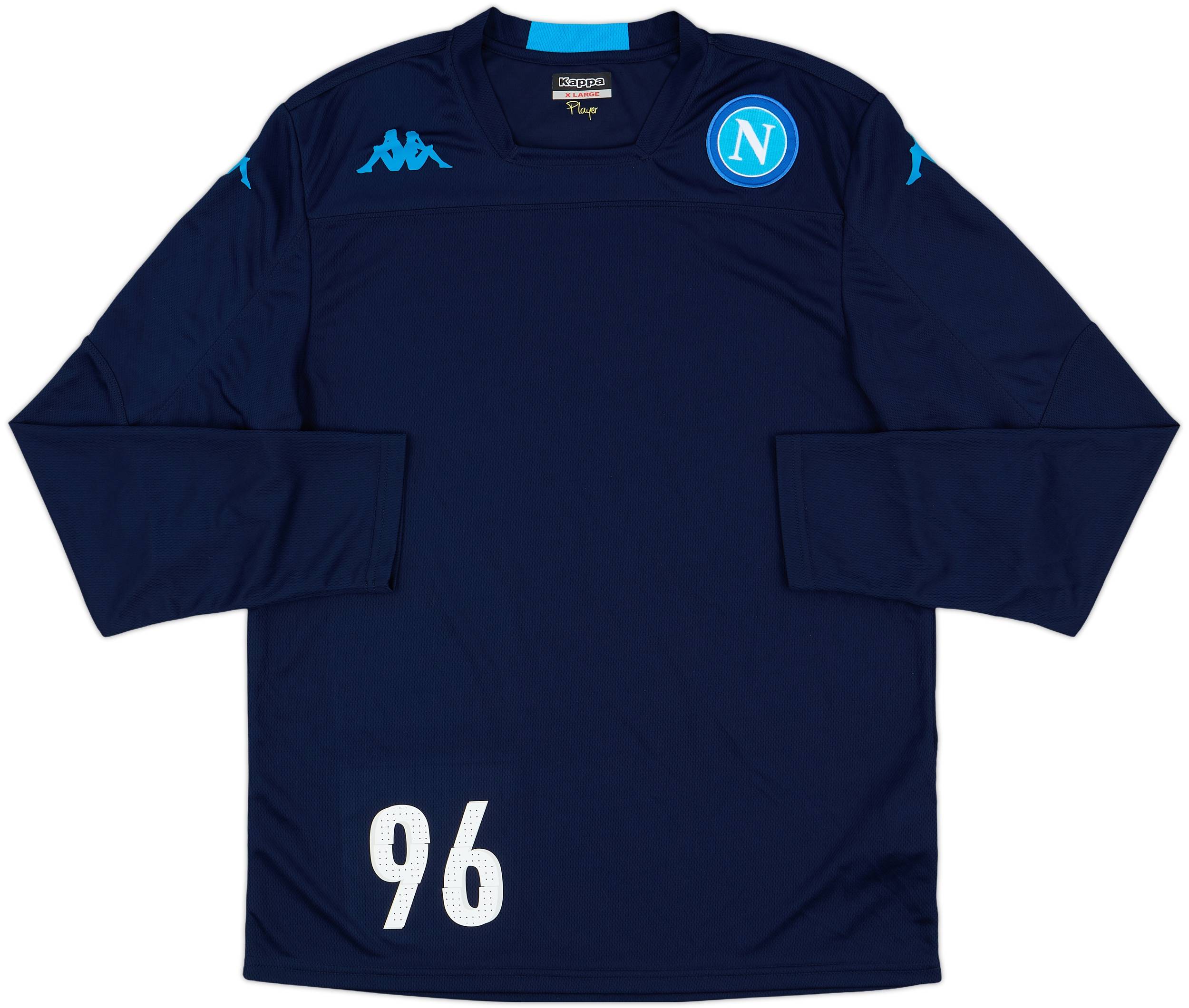 2017-18 Napoli Kappa Player Issue Sweat Top #96 - 10/10 - (XL)
