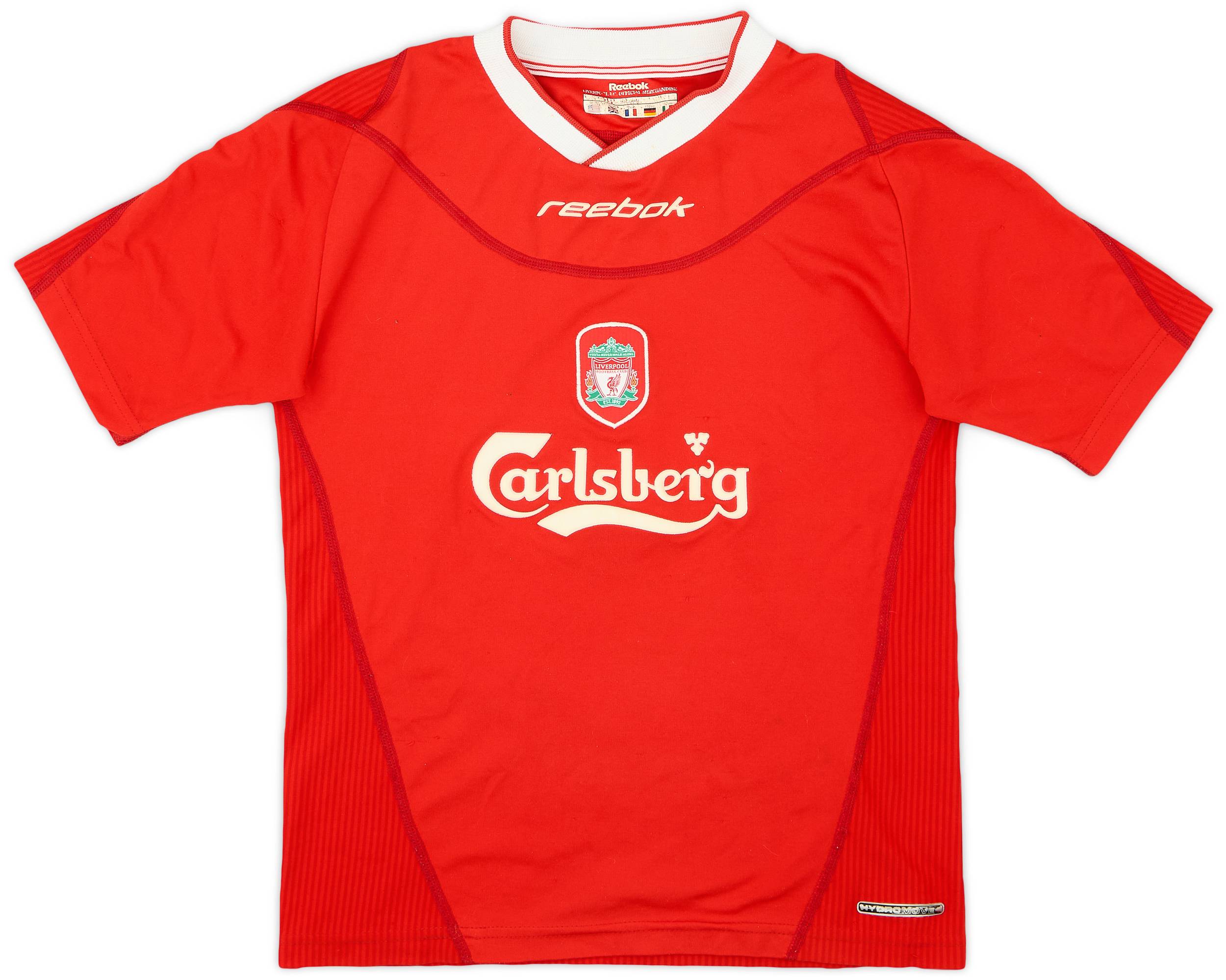 2002-04 Liverpool Home Shirt - 8/10 - (L.Boys)
