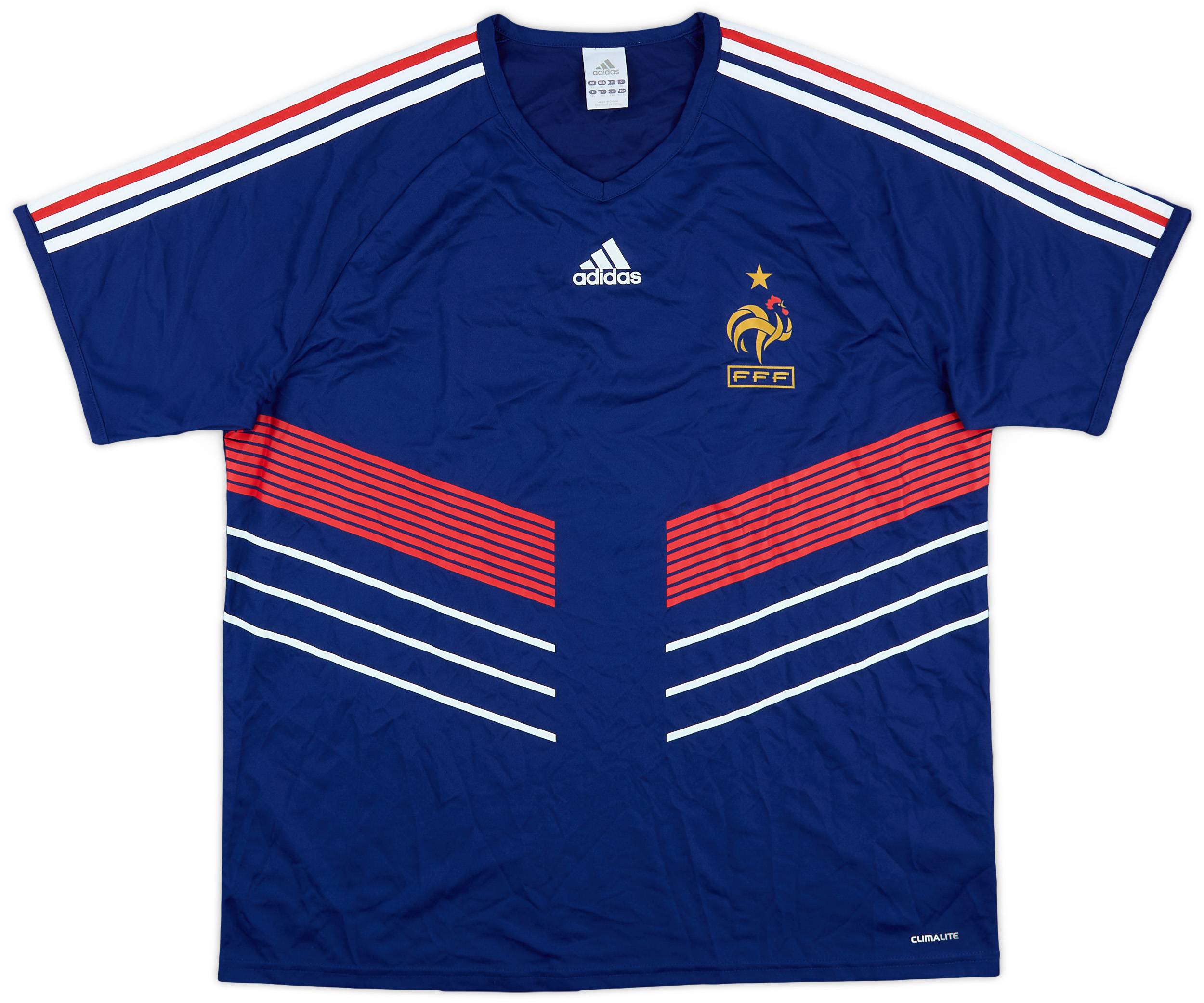 2009-10 France Basic Home Shirt - 9/10 - (XL)