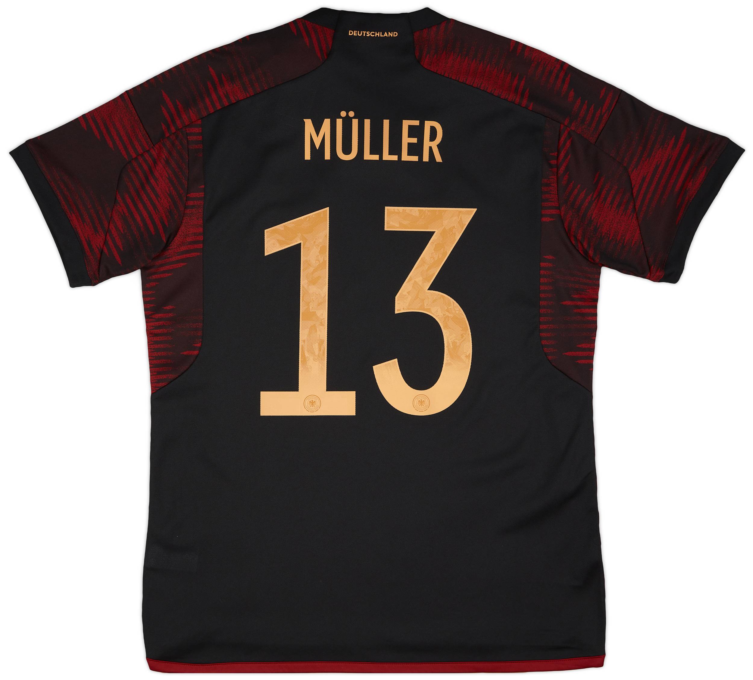 2022-23 Germany Away Shirt Muller #13