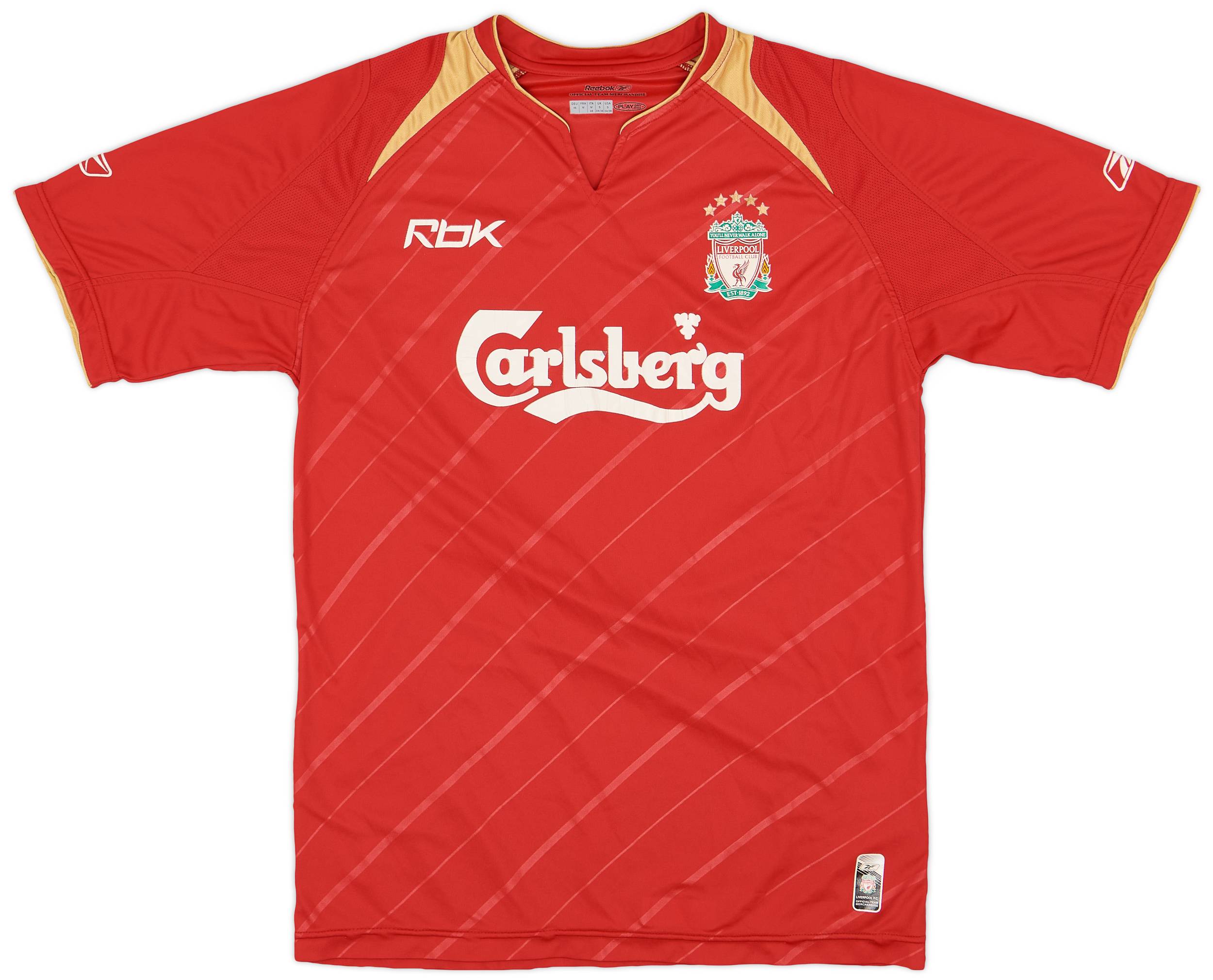 2005-06 Liverpool CL Home Shirt - 7/10 - (S)