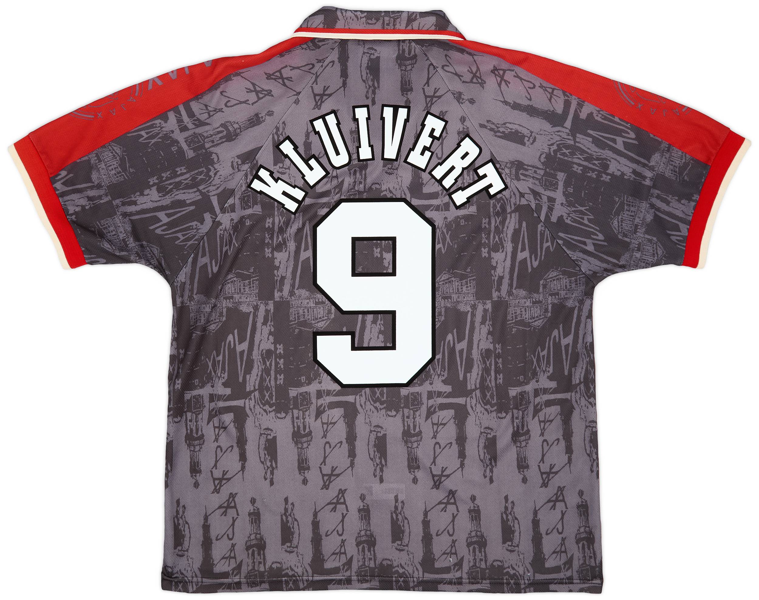 1996-97 Ajax Away Shirt Kluivert #9 - 8/10 - (L)