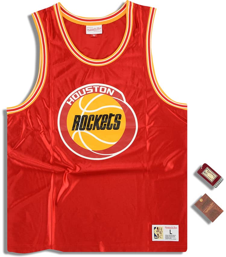 (Amazon) Mitchell & Ness Houston Rockets Tank Jersey