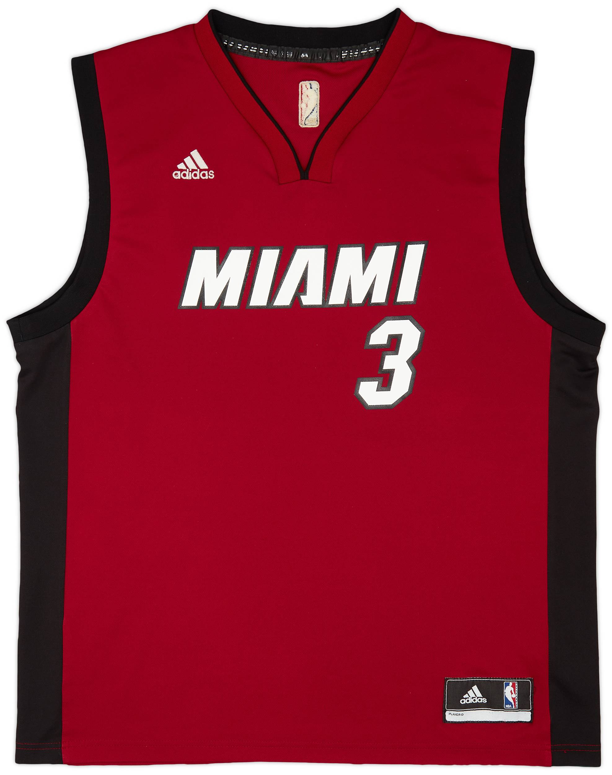 2014-16 Miami Heat Wade #3 adidas Alternate Jersey (Excellent) L