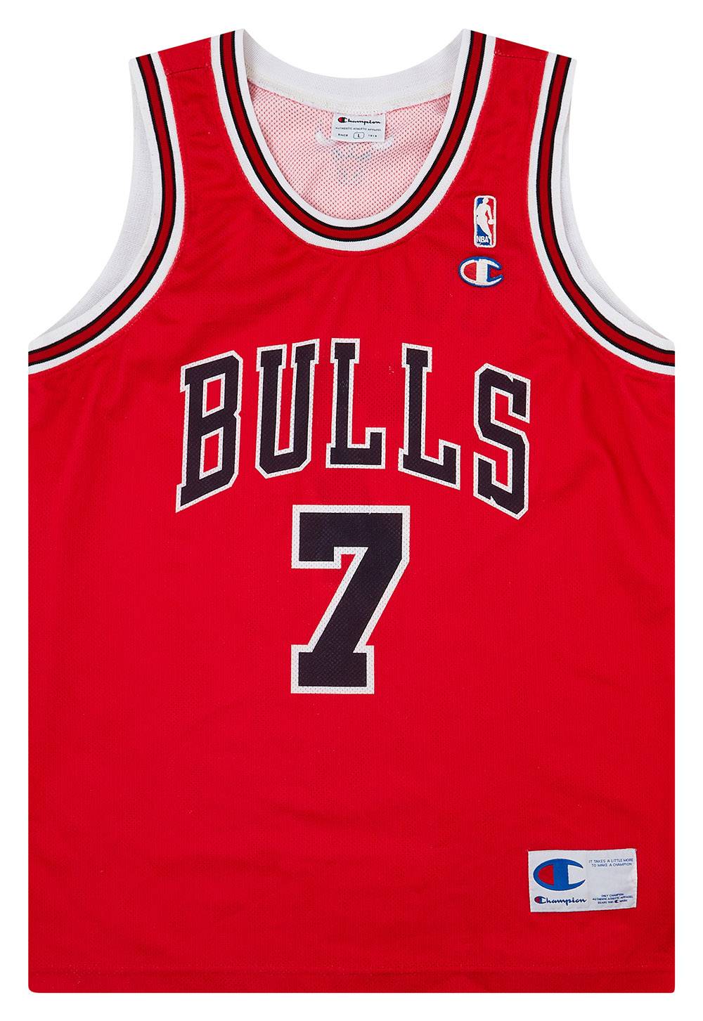 2004-09 Chicago Bulls Gordon #7 Champion Away Jersey (Excellent) L