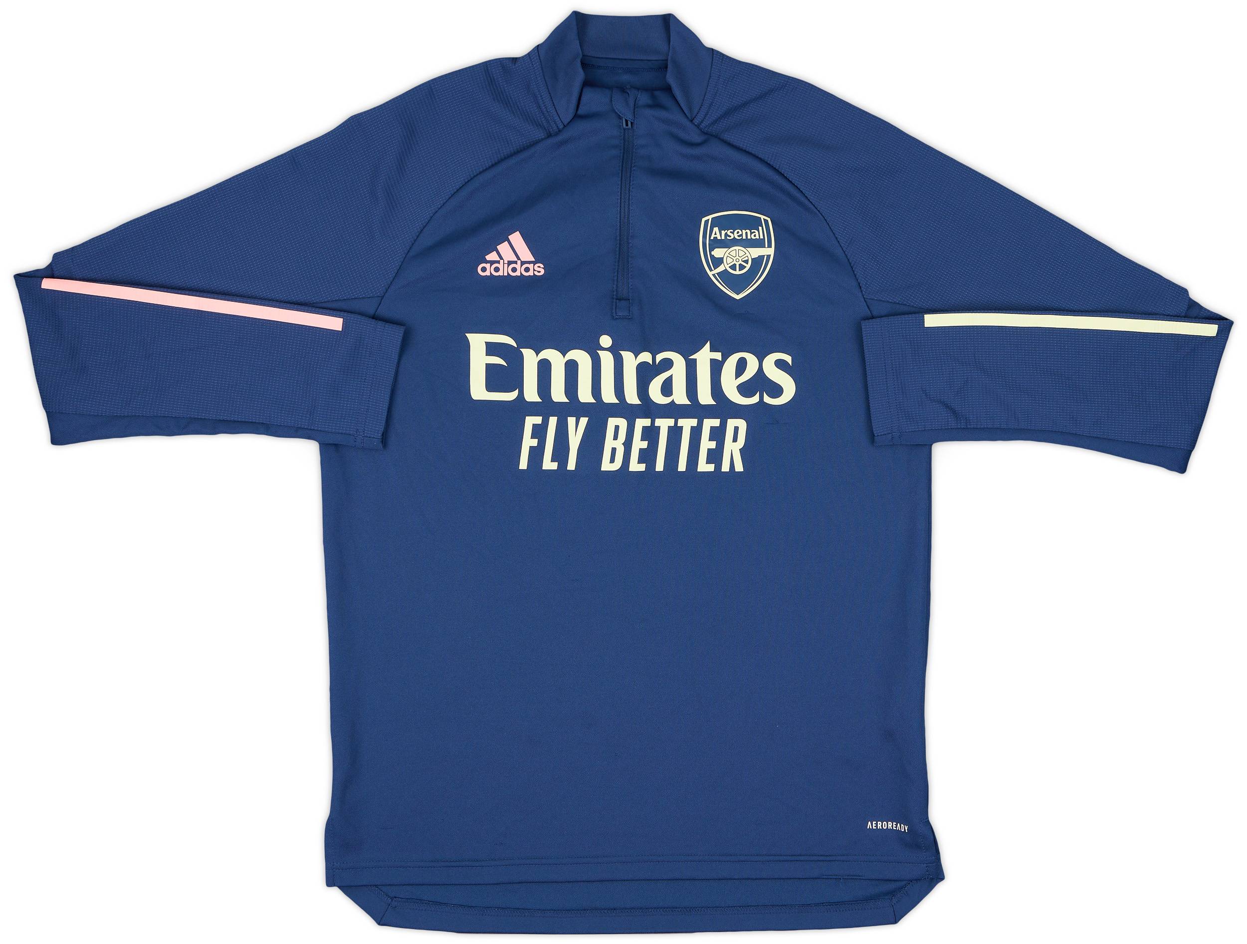 2020-21 Arsenal adidas 1/4 Zip Drill Top - 8/10 - (M)