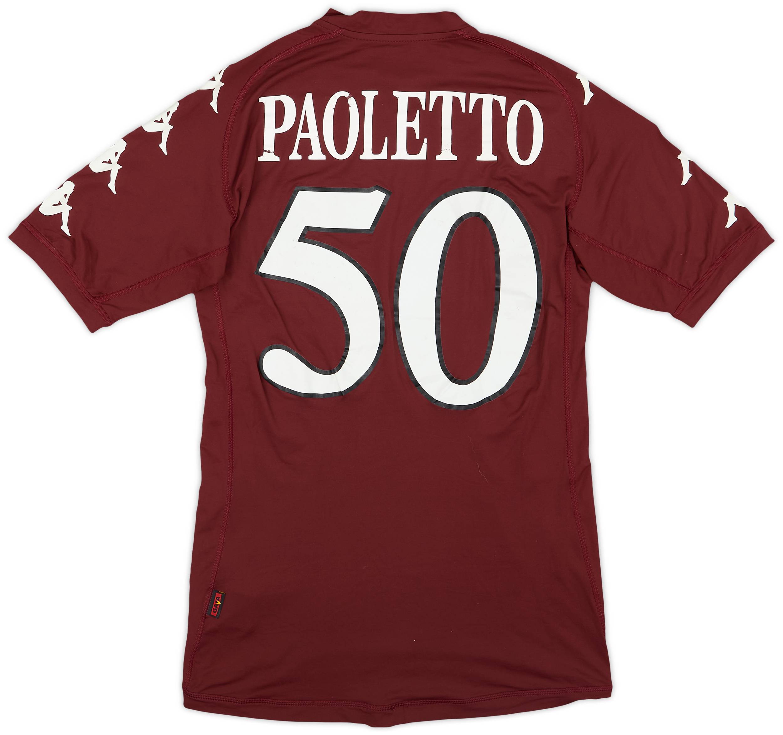2011-12 Torino Home Shirt Paoletto #50 - 6/10 - (M)