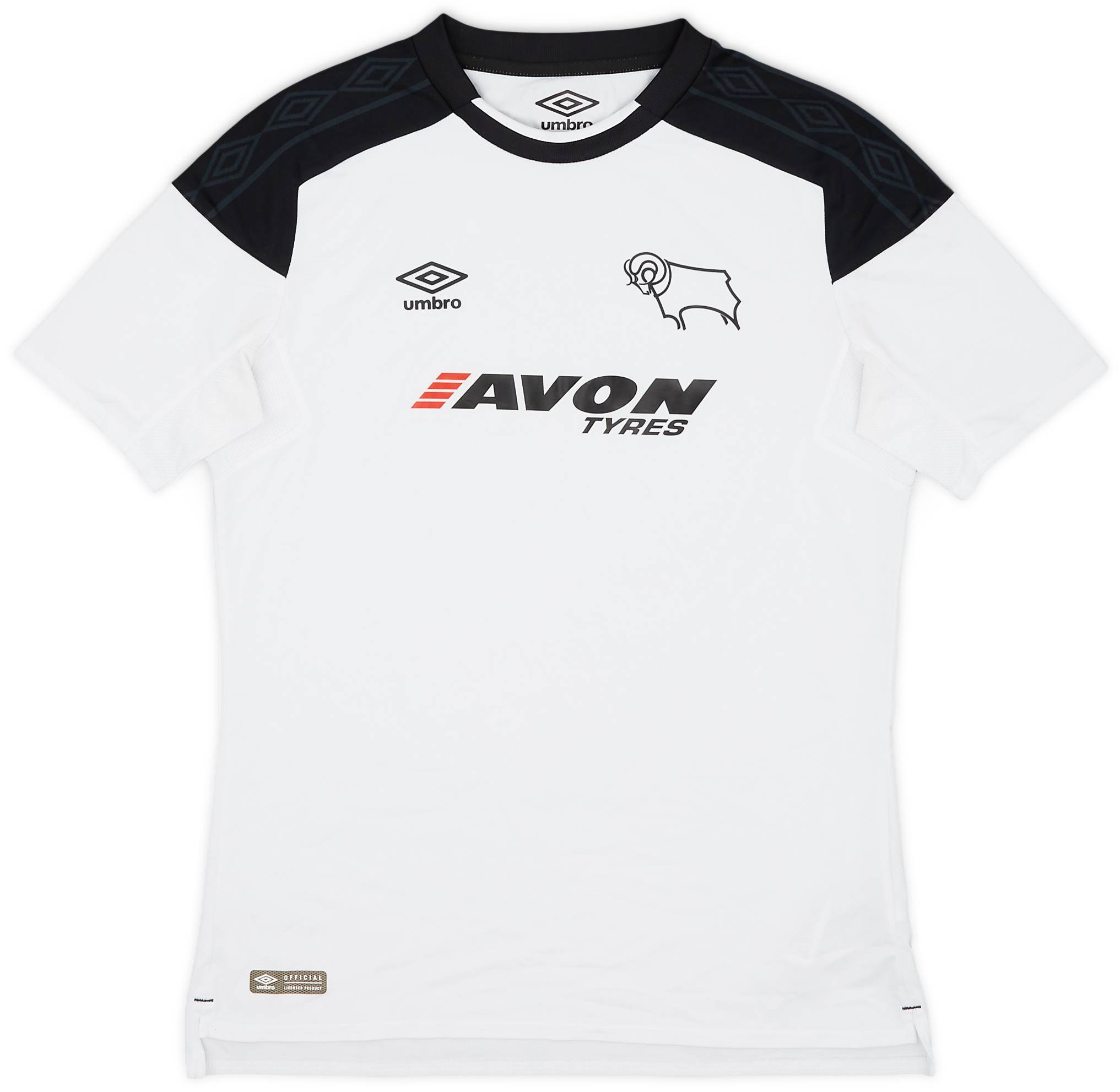 2017-18 Derby County Home Shirt - 9/10 - (XL.Boys)