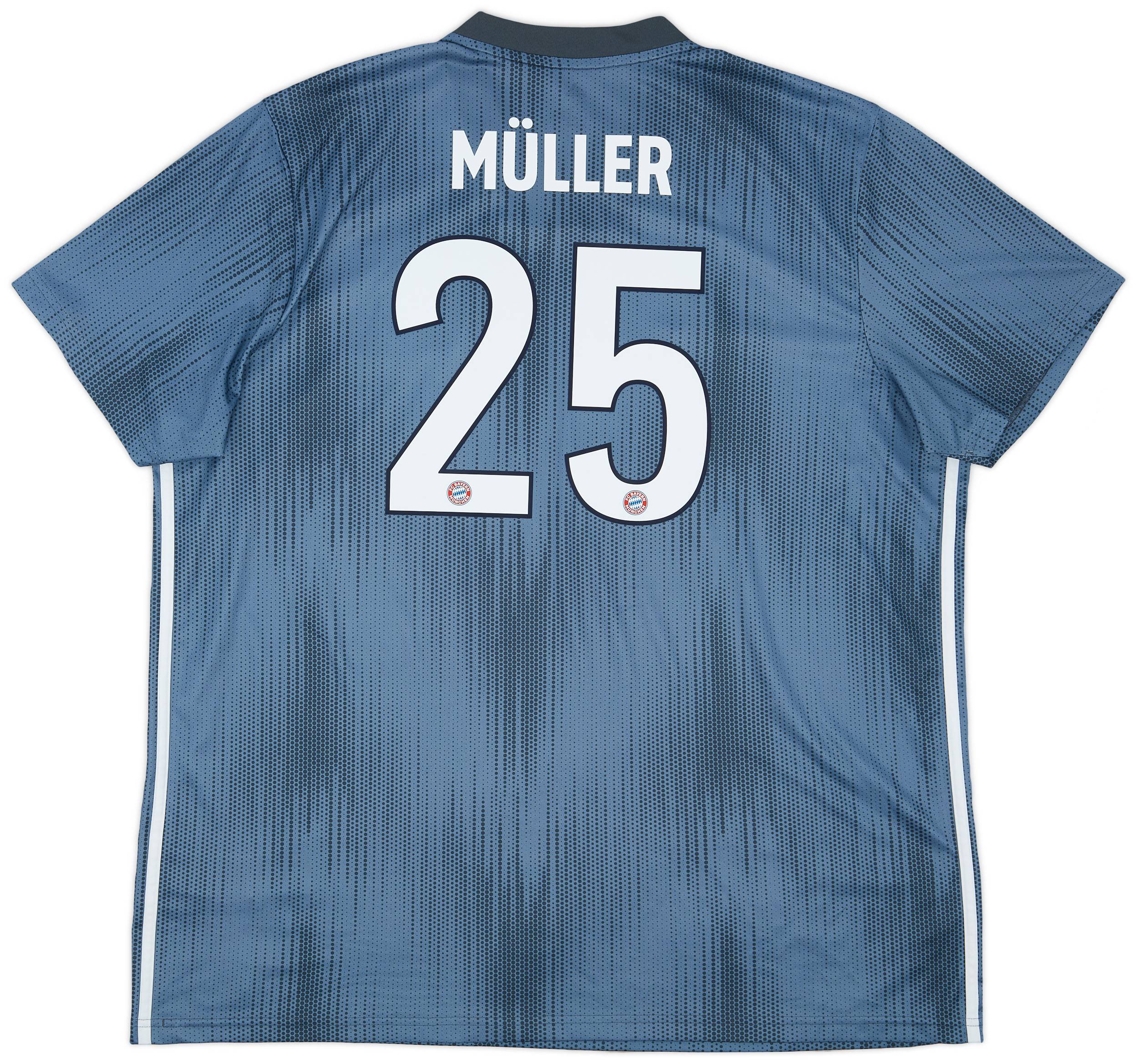 2018-19 Bayern Munich Third Shirt Muller #25 - 7/10 - (XXL)