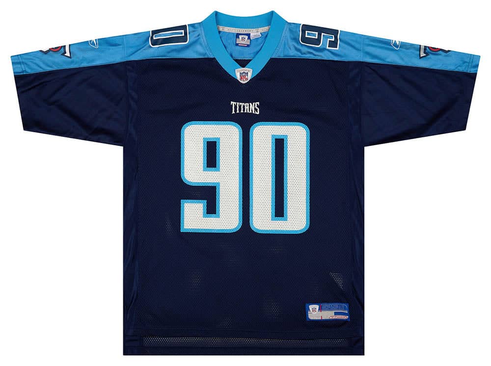 2002-03 Tennessee Titans Kearse #90 Reebok On Field Jersey (Home) L