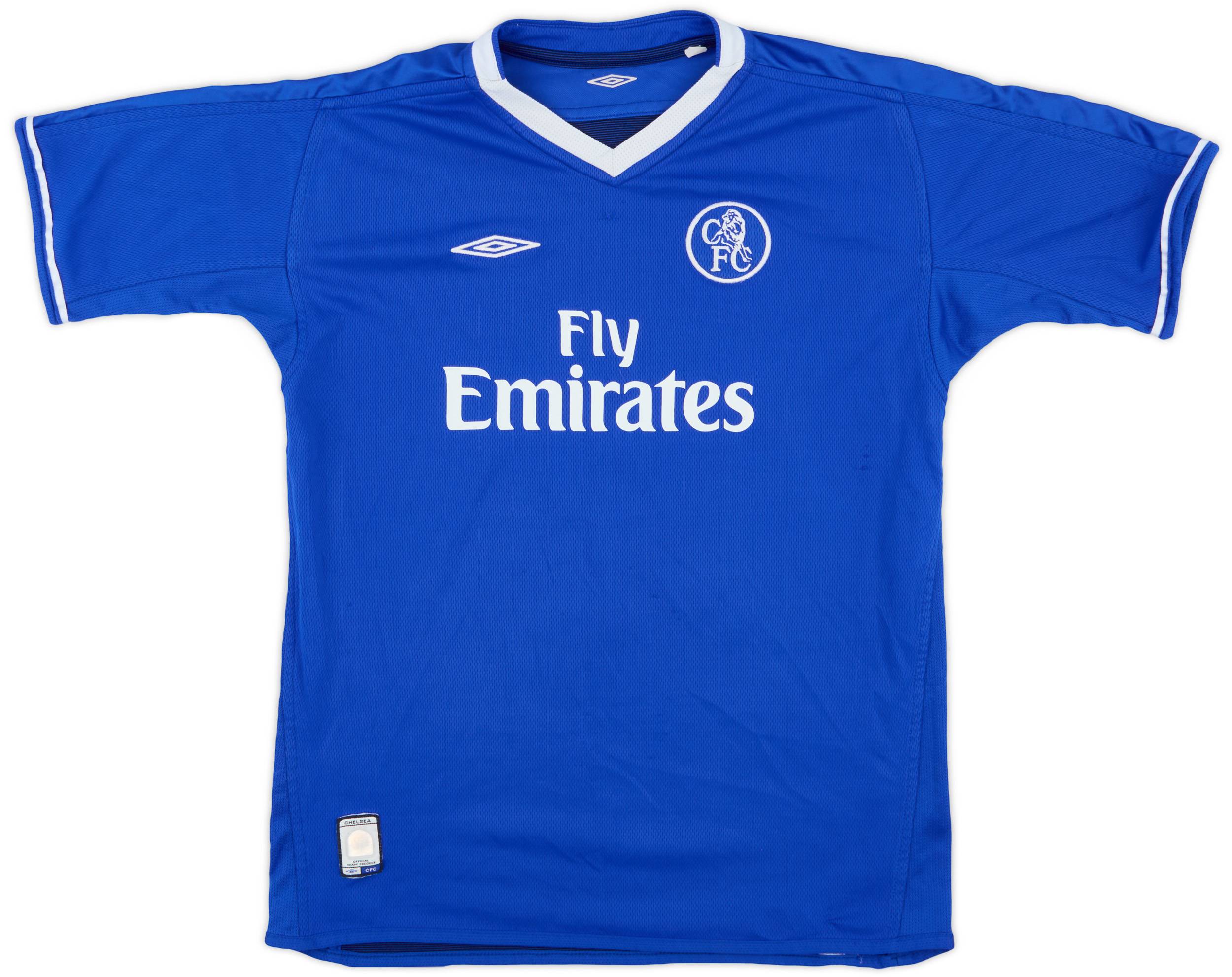 2003-05 Chelsea Home Shirt - 8/10 - (XL.Boys)