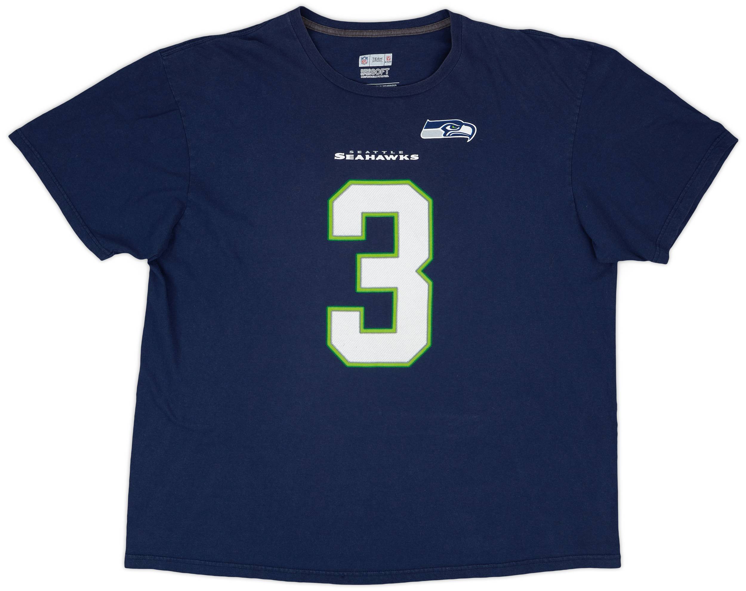 2015 Seattle Seahawks Wilson #3 NFL Tee - 6/10 - (XXL)