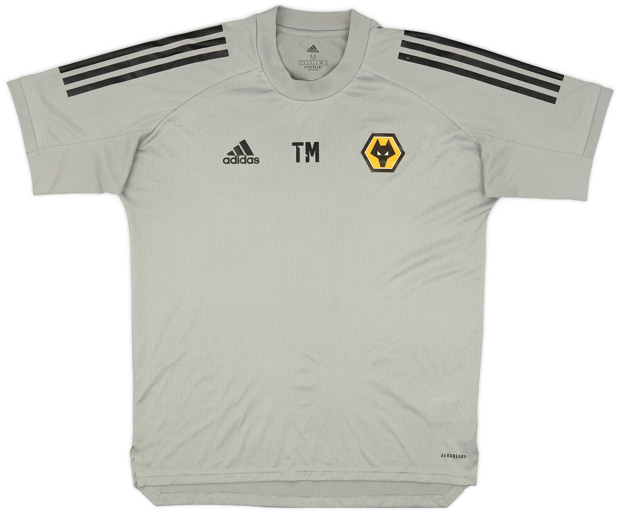 2019-20 Wolves Staff Issue adidas Training Shirt TM - 8/10 - (M)
