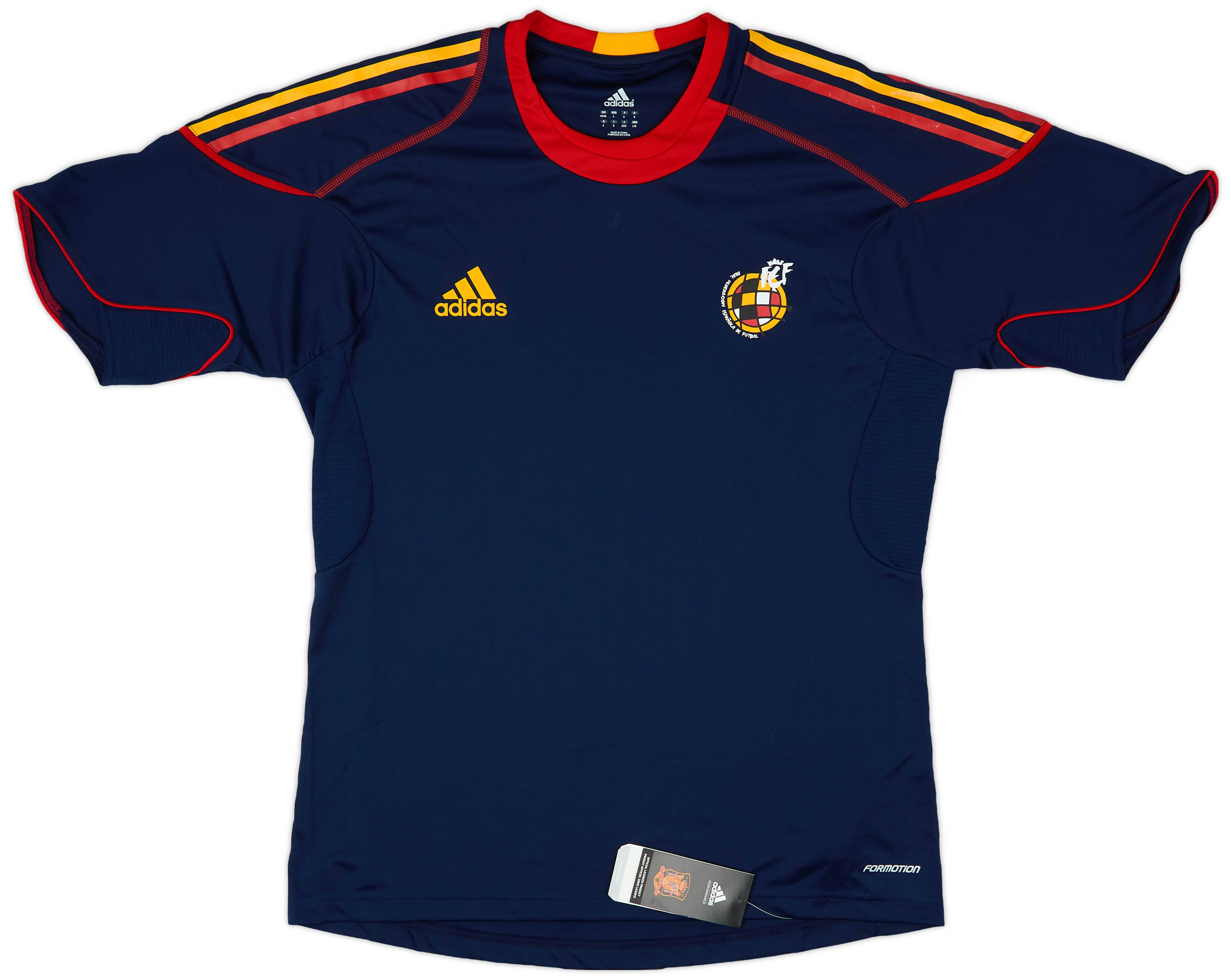 2010-11 Spain adidas Formotion Training Shirt (L/XL)