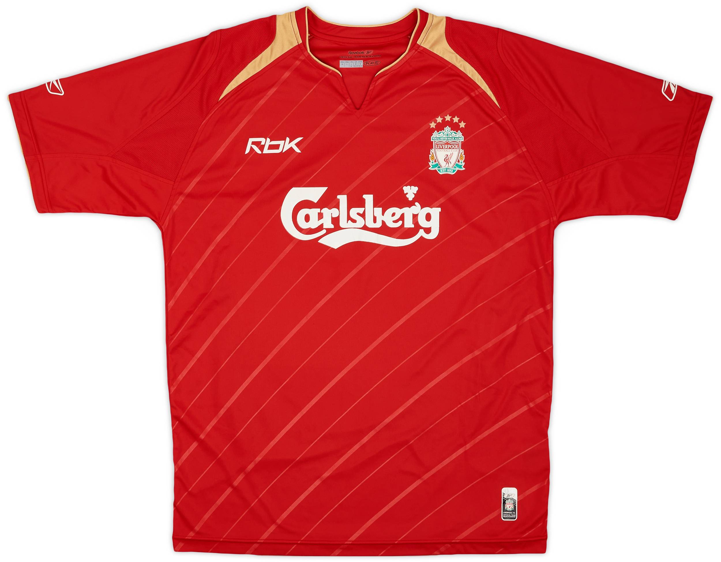 2005-06 Liverpool CL Home Shirt - 6/10 - (M)