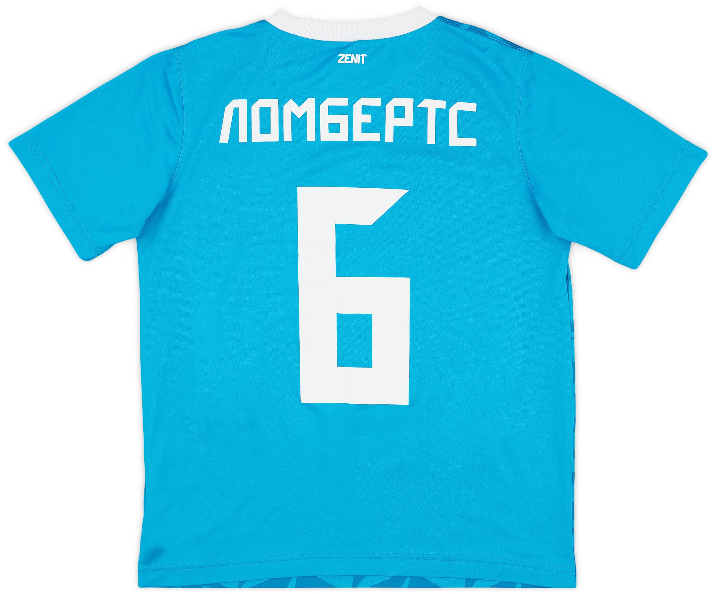 2011-12 Zenit St. Petersburg Home Shirt Lombaerts #6 - 7/10 - (XL.Boys)