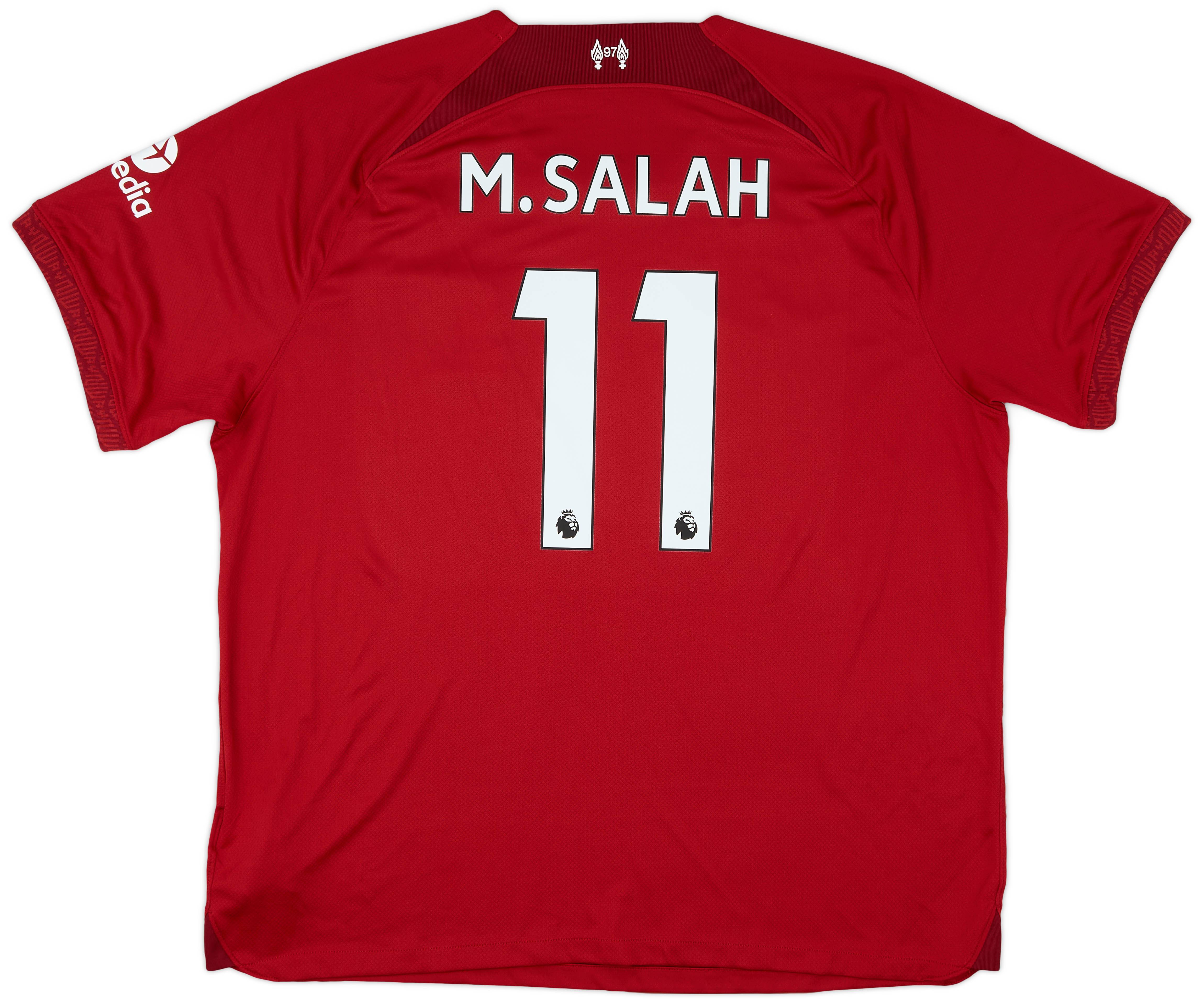 2022-23 Liverpool Home Shirt M.Salah #11 - 7/10 - (XXL)