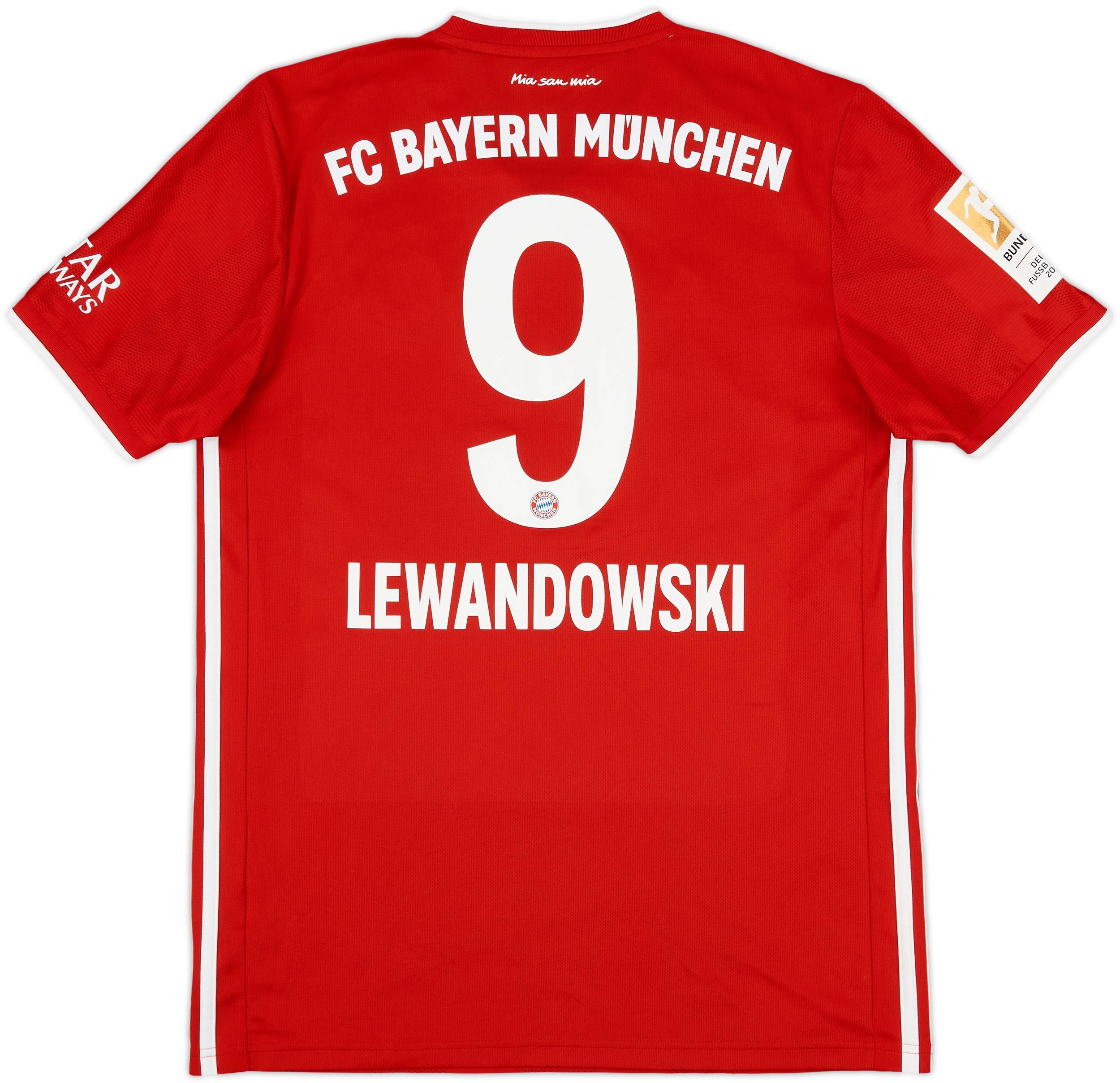 2020-21 Bayern Munich Home Shirt Lewandowski #9 - 9/10 - (M)